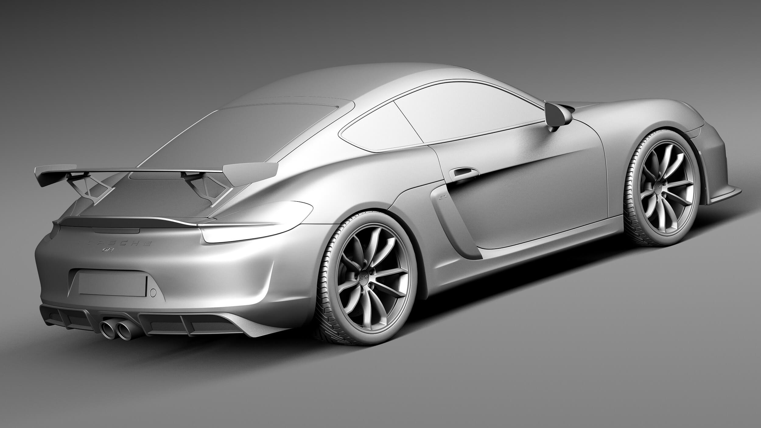 Porsche Cayman GT4 2015 - 3D Model by SQUIR