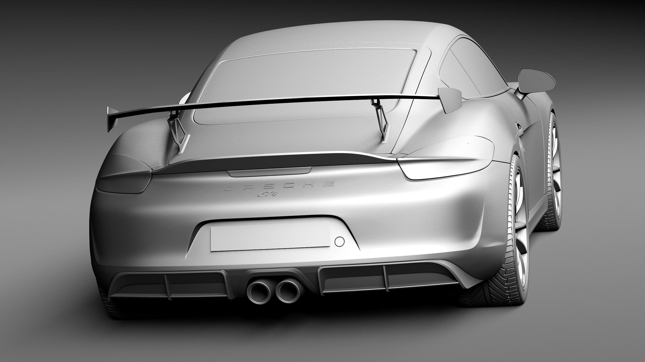 Porsche Cayman GT4 2015 - 3D Model by SQUIR