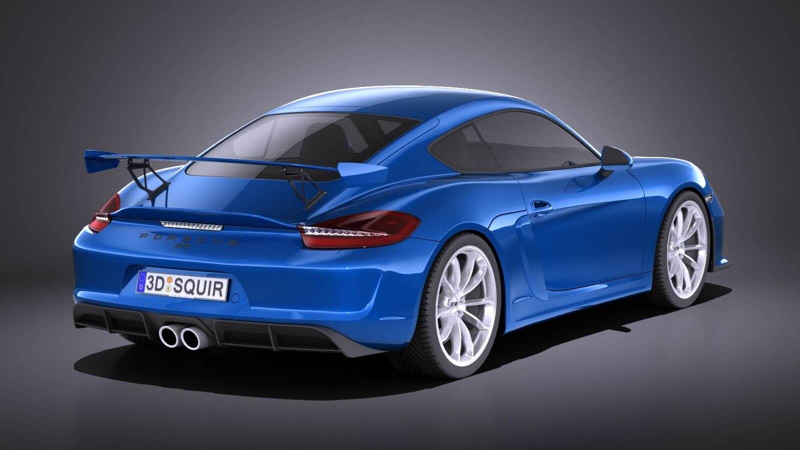 Porsche Cayman GT4 2016 (V-Ray) 3D Model by SQUIR