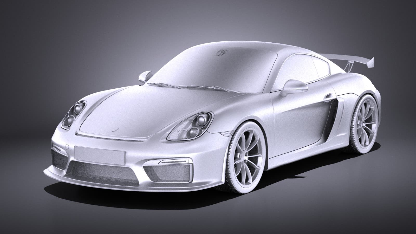 Porsche Cayman GT4 2016 (V-Ray) 3D Model by SQUIR