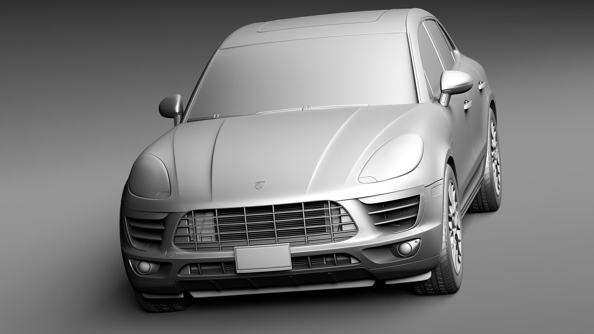 Porsche Macan S 2015 - 3D Model by SQUIR