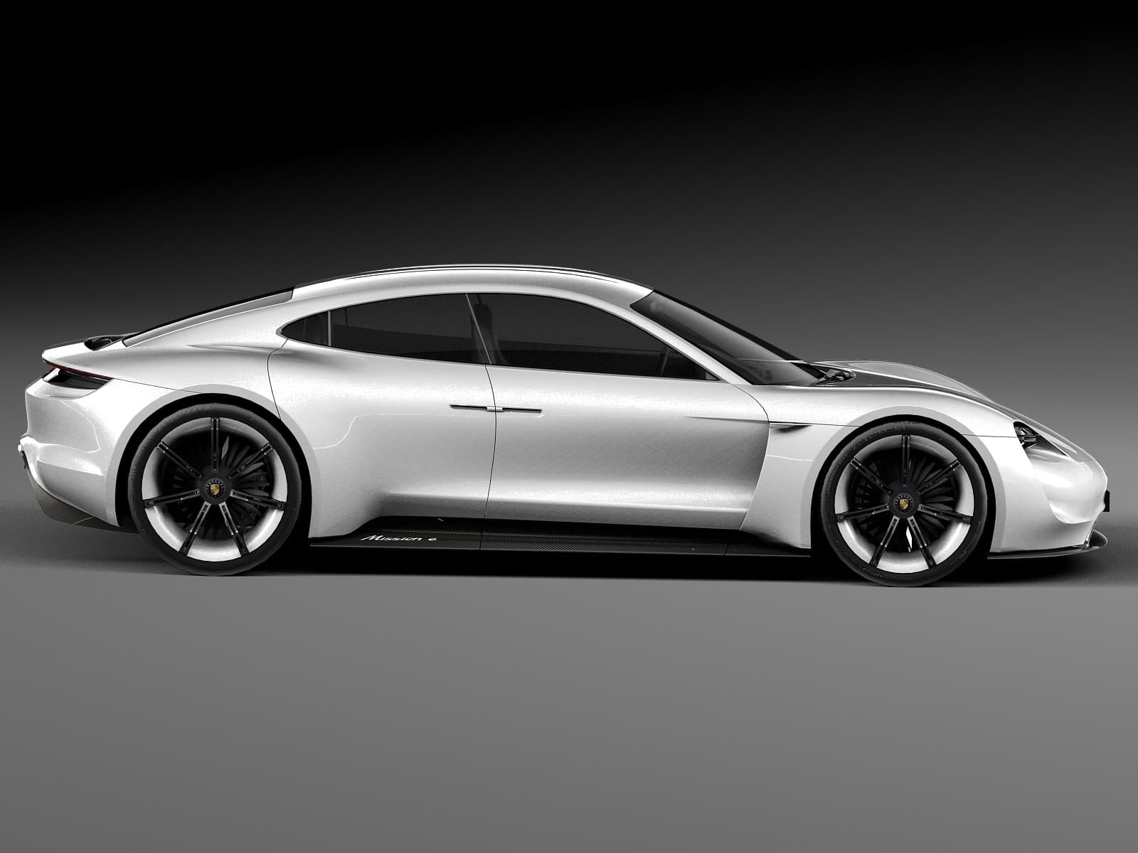 Porsche Mission E Concept 2015 - 3D Model by SQUIR