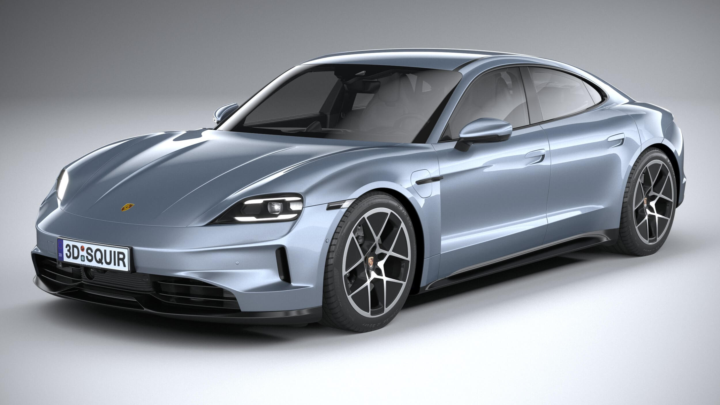 Porsche Taycan 2025 - 3D Model by SQUIR