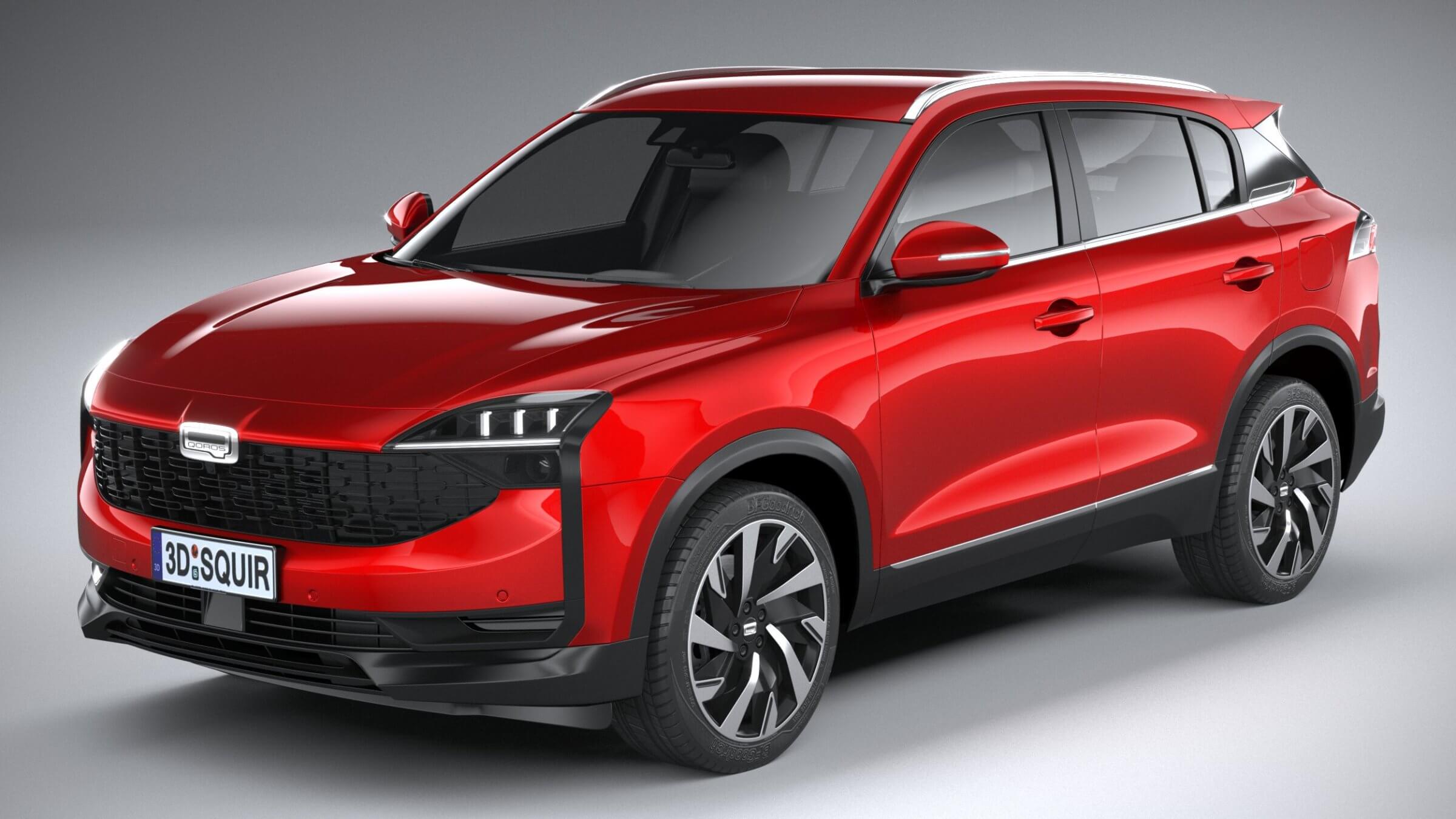 Qoros 7 2021 - 3D Model by SQUIR