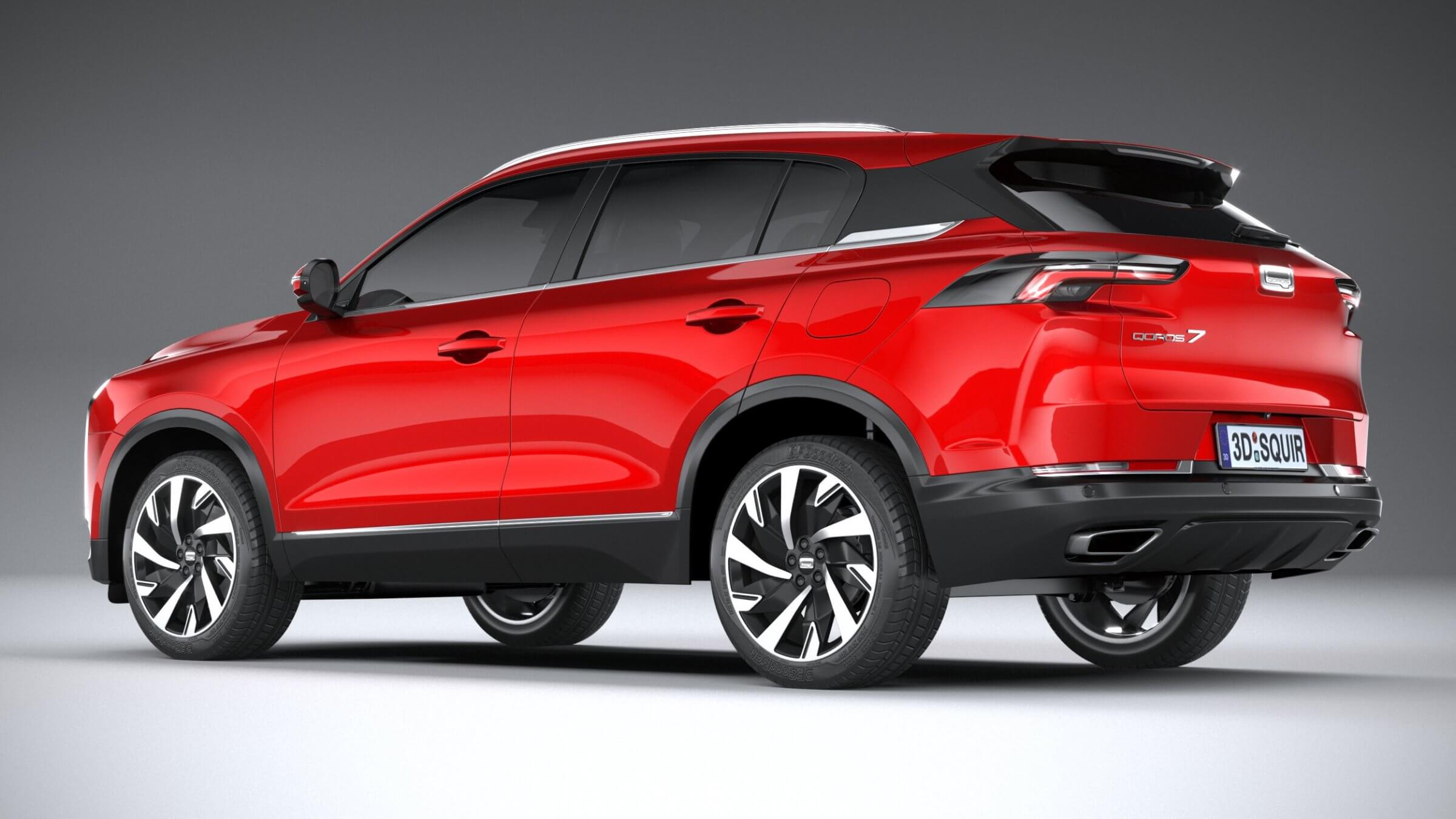 Qoros 7 2021 - 3D Model by SQUIR