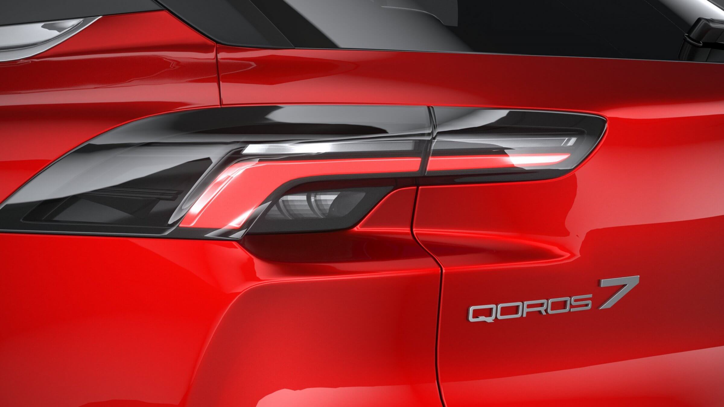 Qoros 7 2021 - 3D Model by SQUIR