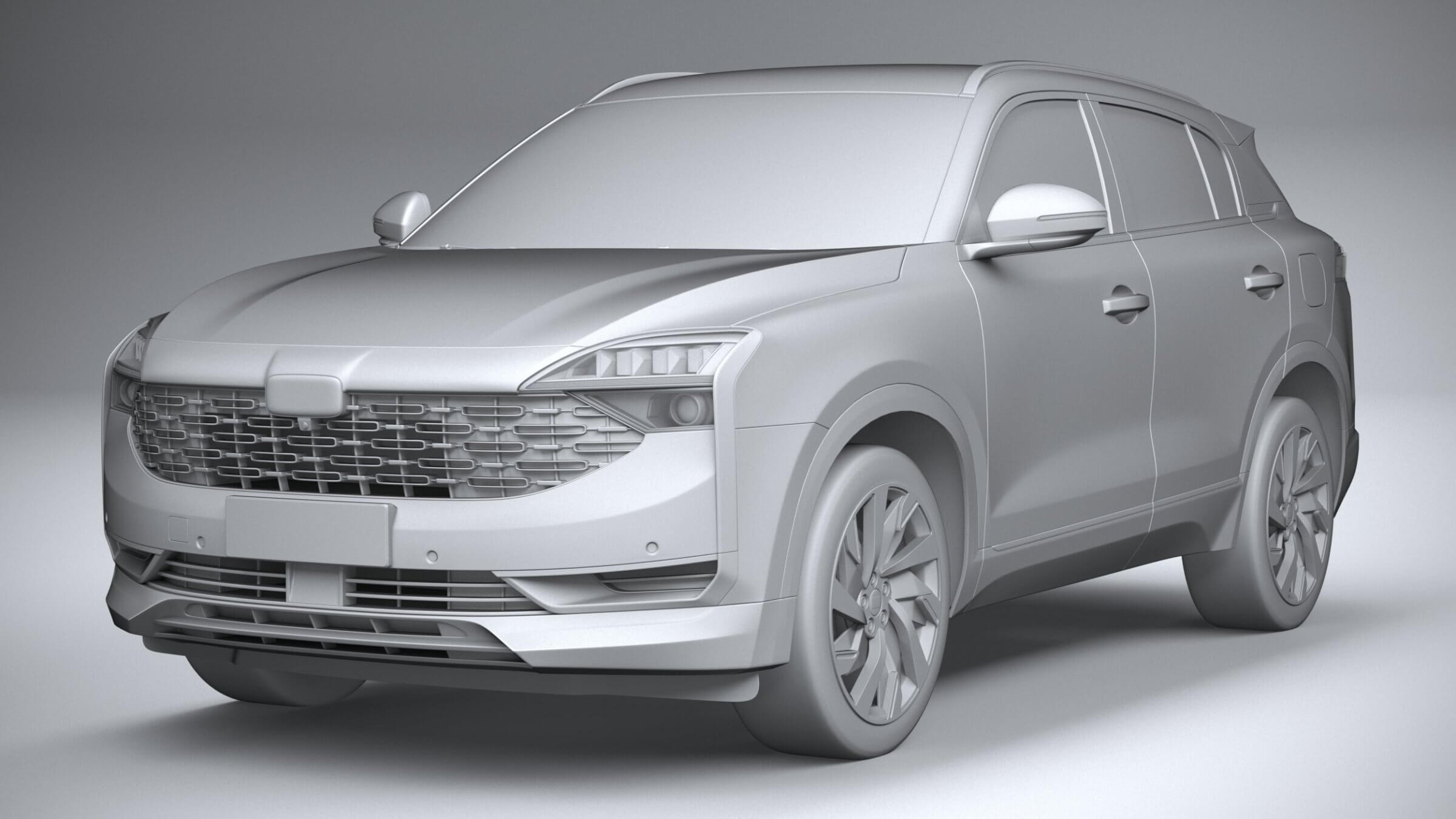 Qoros 7 2021 - 3D Model by SQUIR