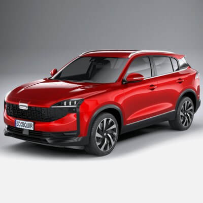 Qoros 7 2021 - 3D Model by SQUIR