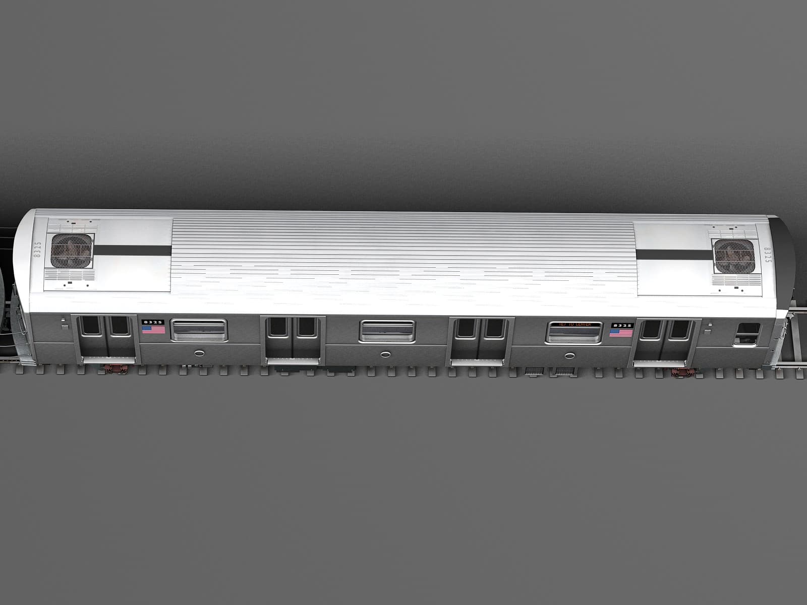 R160 Train New York City Subway - 3D Model by SQUIR