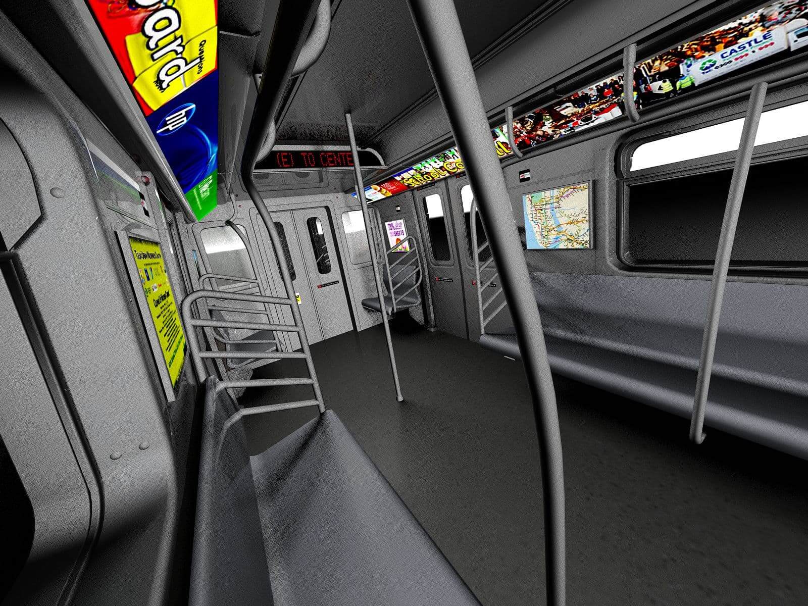 R160 Train New York City Subway - 3D Model by SQUIR
