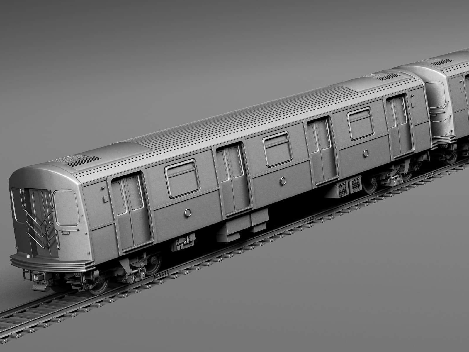 R160 Train New York City Subway - 3D Model by SQUIR