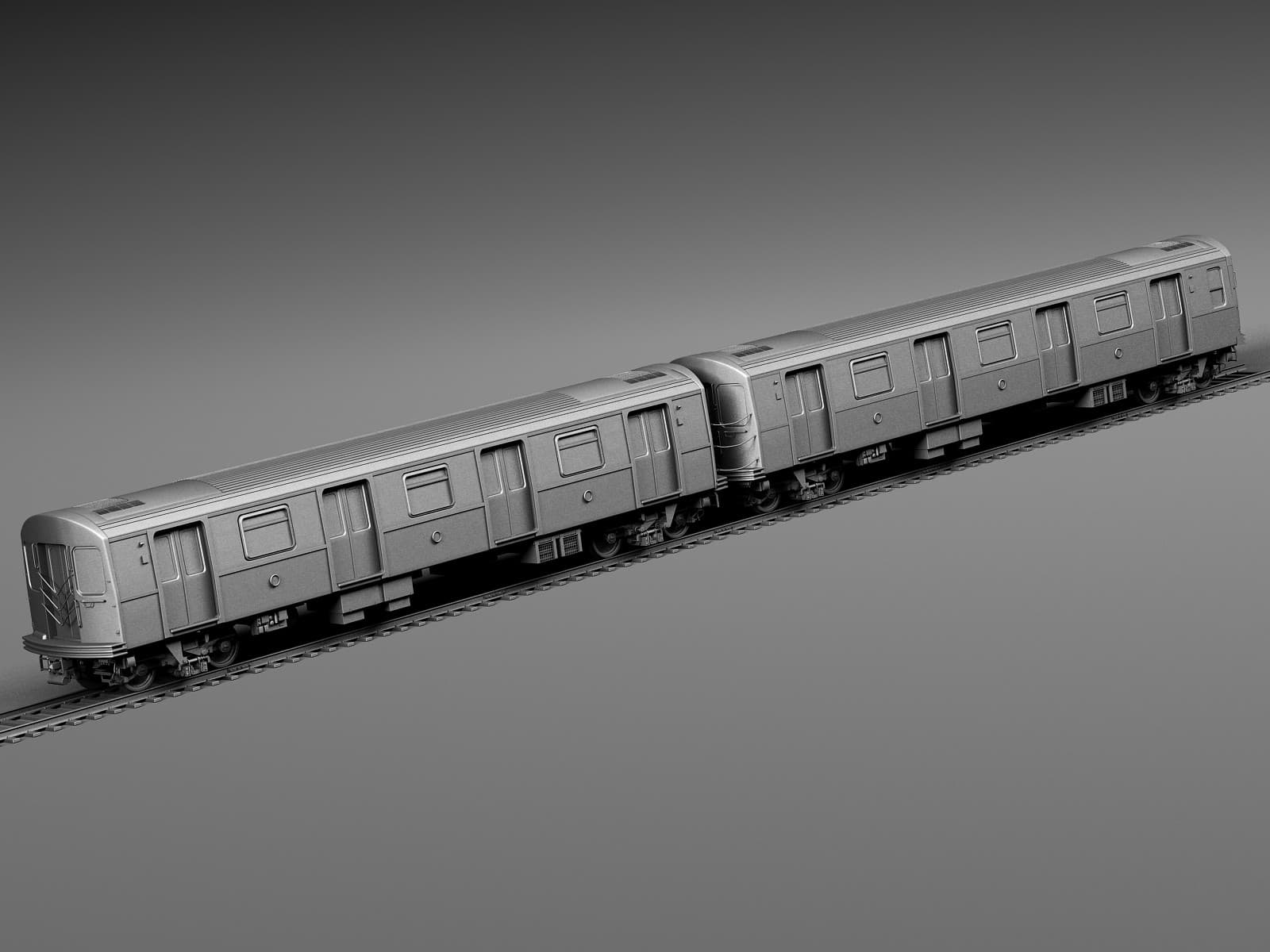 R160 Train New York City Subway - 3D Model by SQUIR