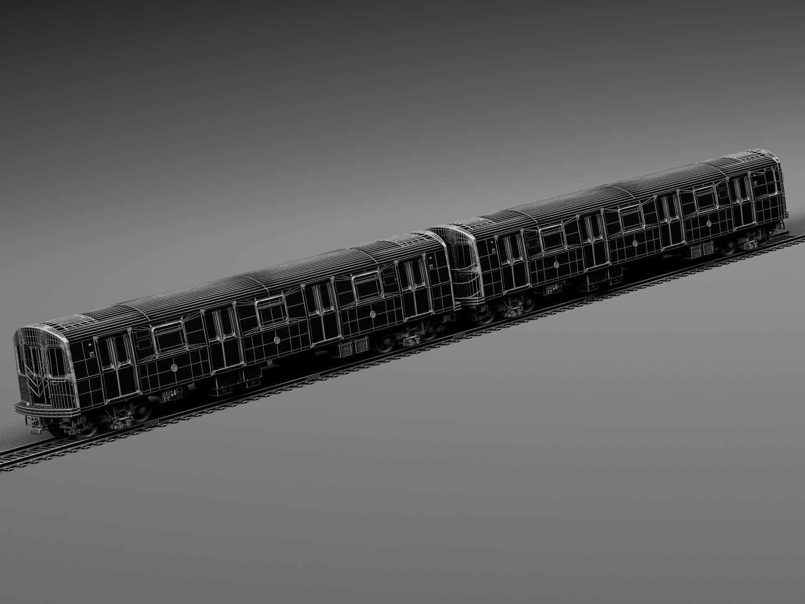 R160 Train New York City Subway - 3D Model by SQUIR