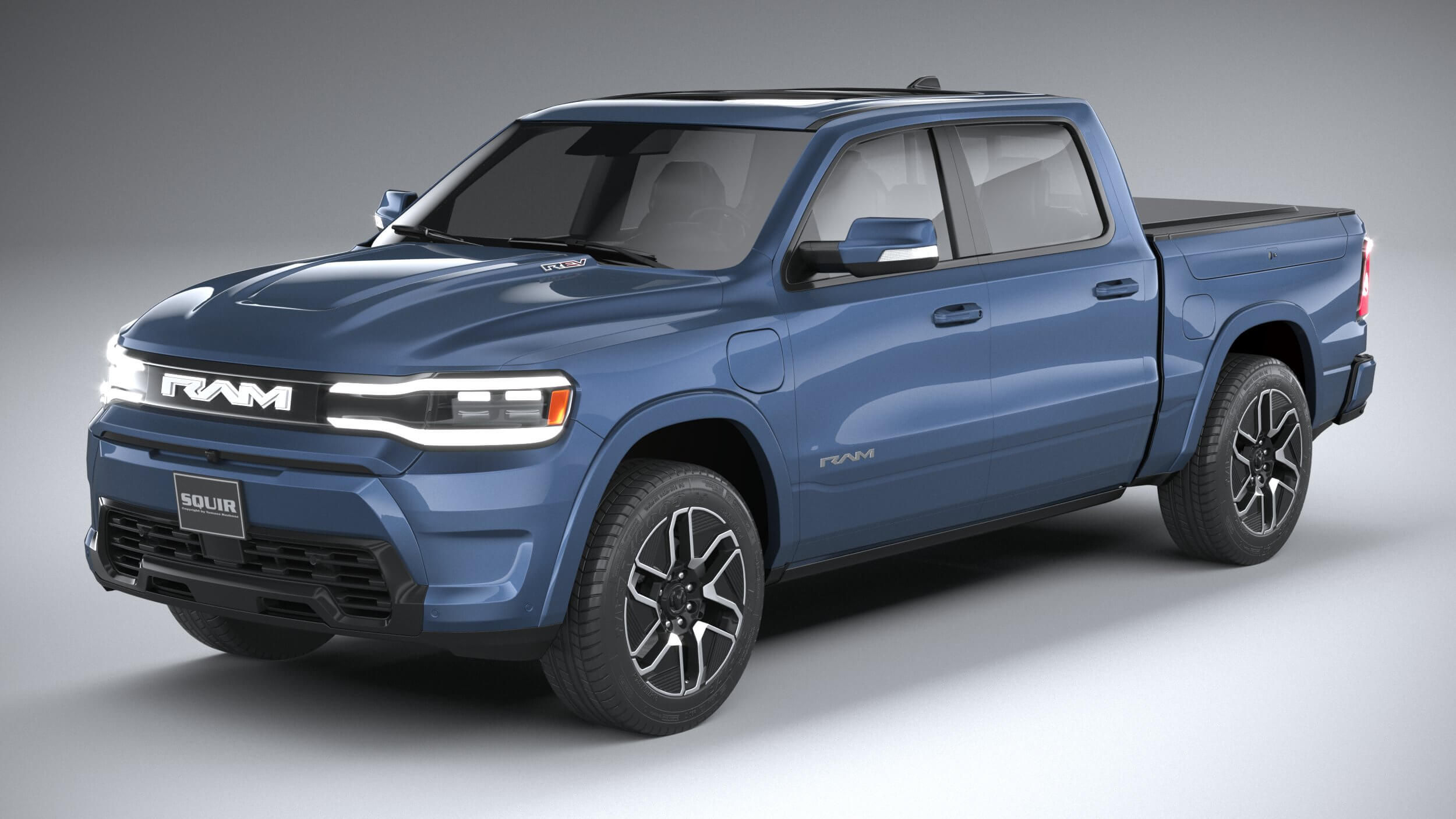 Ram 1500 Rev 2025 - 3D Model by SQUIR