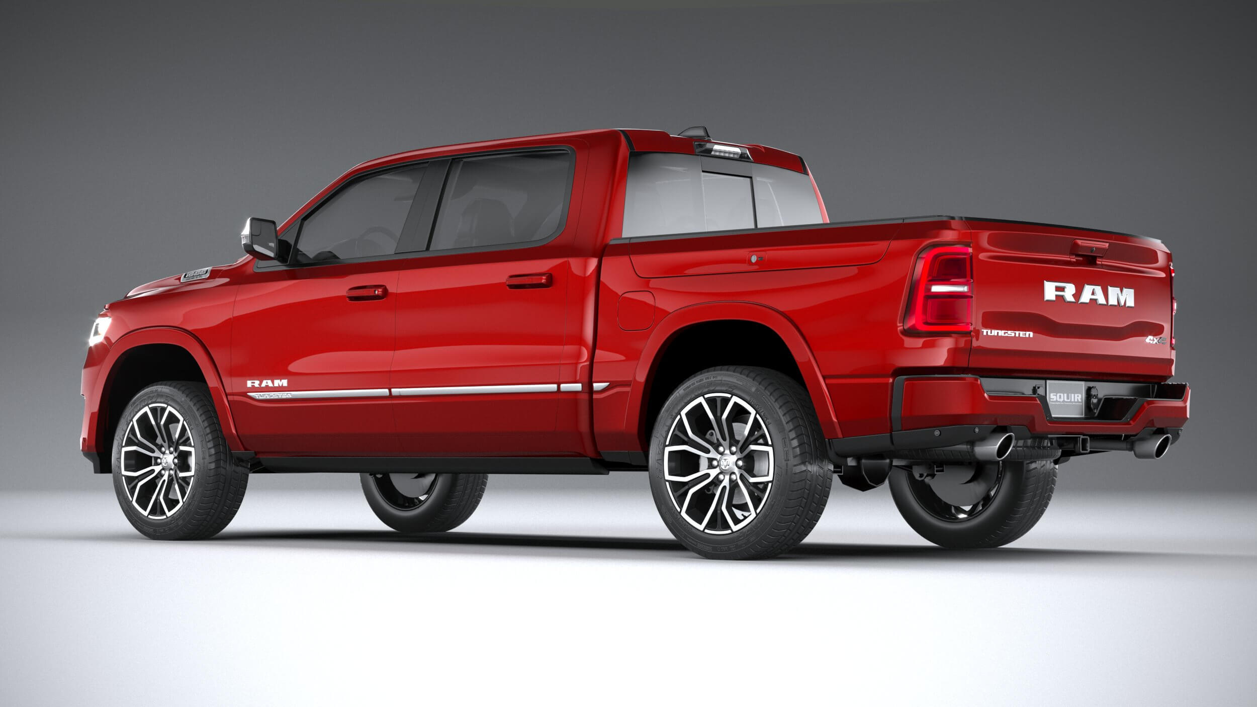 Ram 1500 Tungsten 2025 - 3D Model by SQUIR