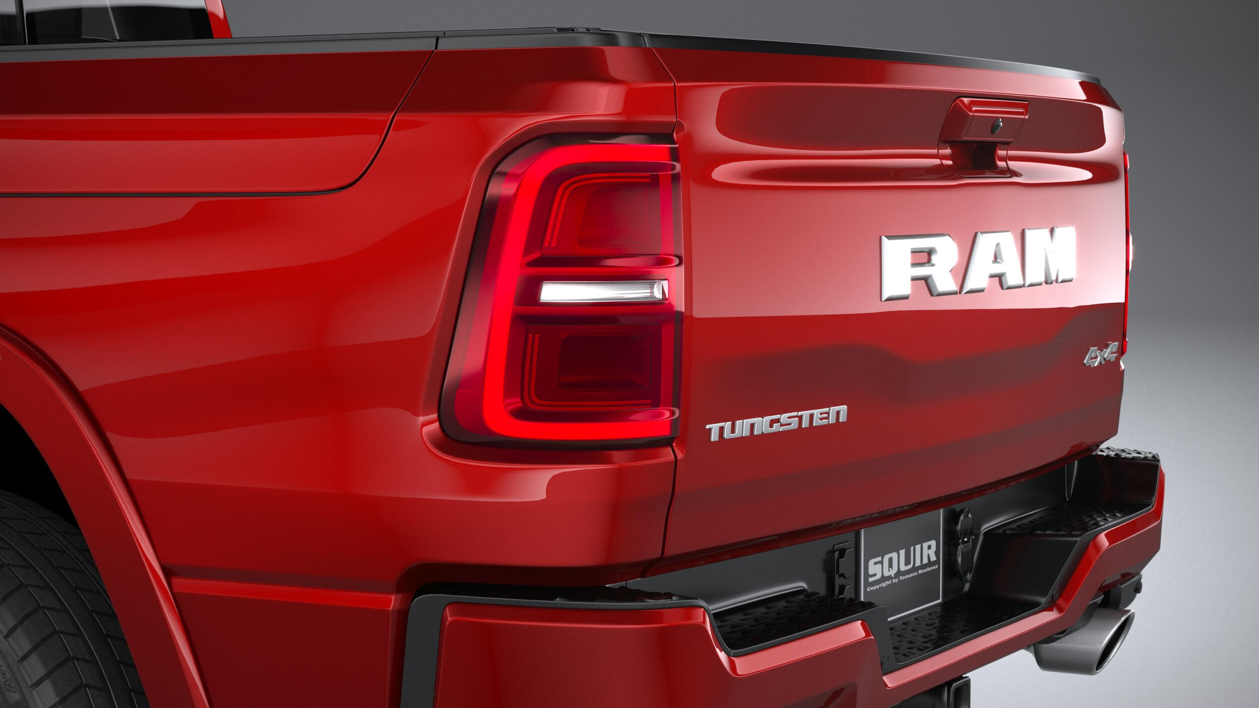 Ram 1500 Tungsten 2025 - 3D Model by SQUIR