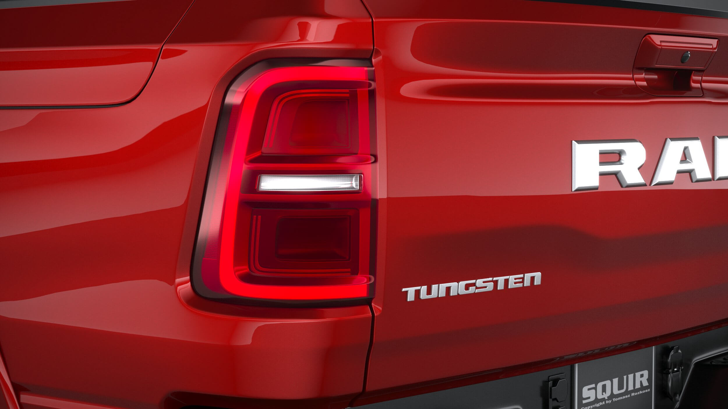 Ram 1500 Tungsten 2025 - 3D Model by SQUIR