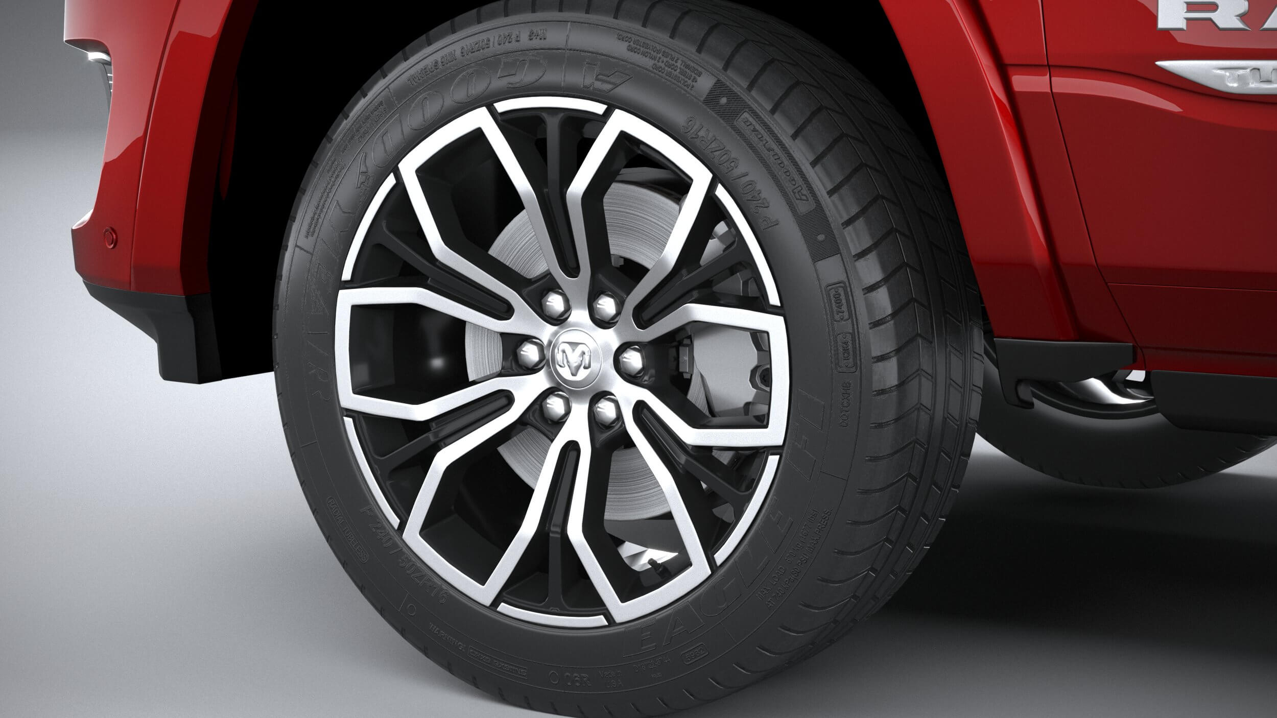 Ram 1500 Tungsten 2025 - 3D Model by SQUIR