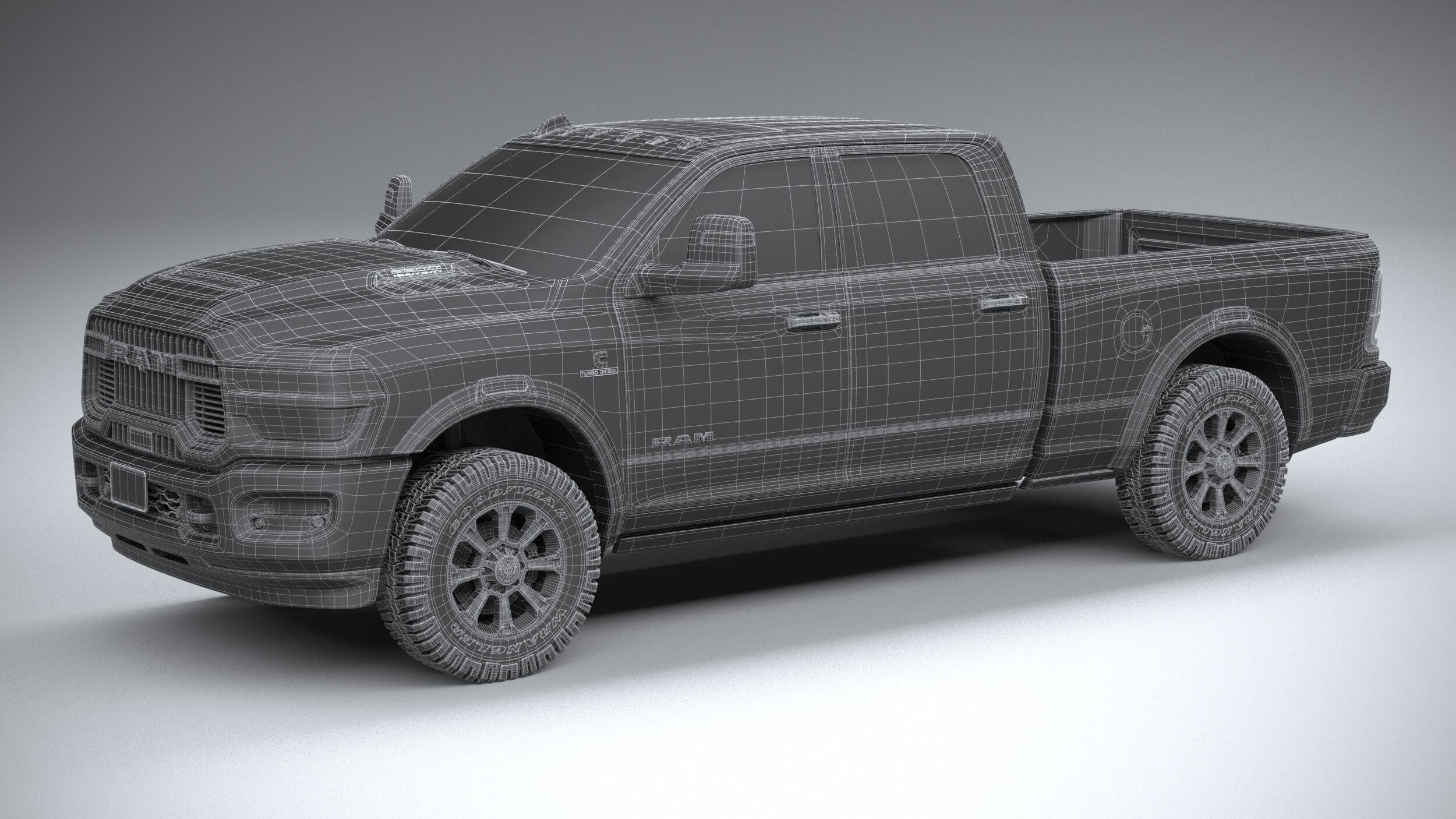 Ram Heavy Duty 2025 - 3D Model by SQUIR