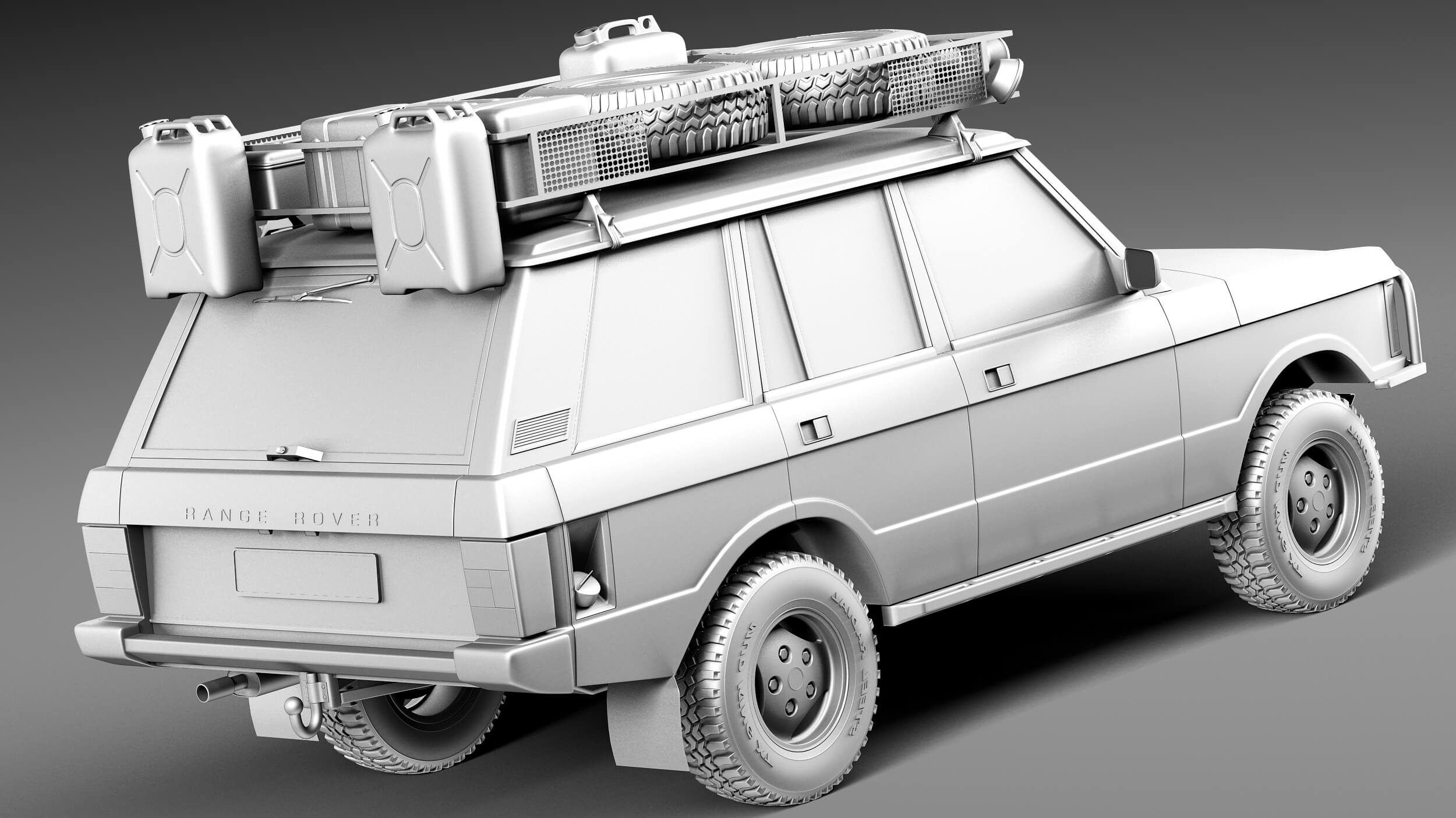 Range Rover Camel Trophy 1981-1993 3D Model by SQUIR