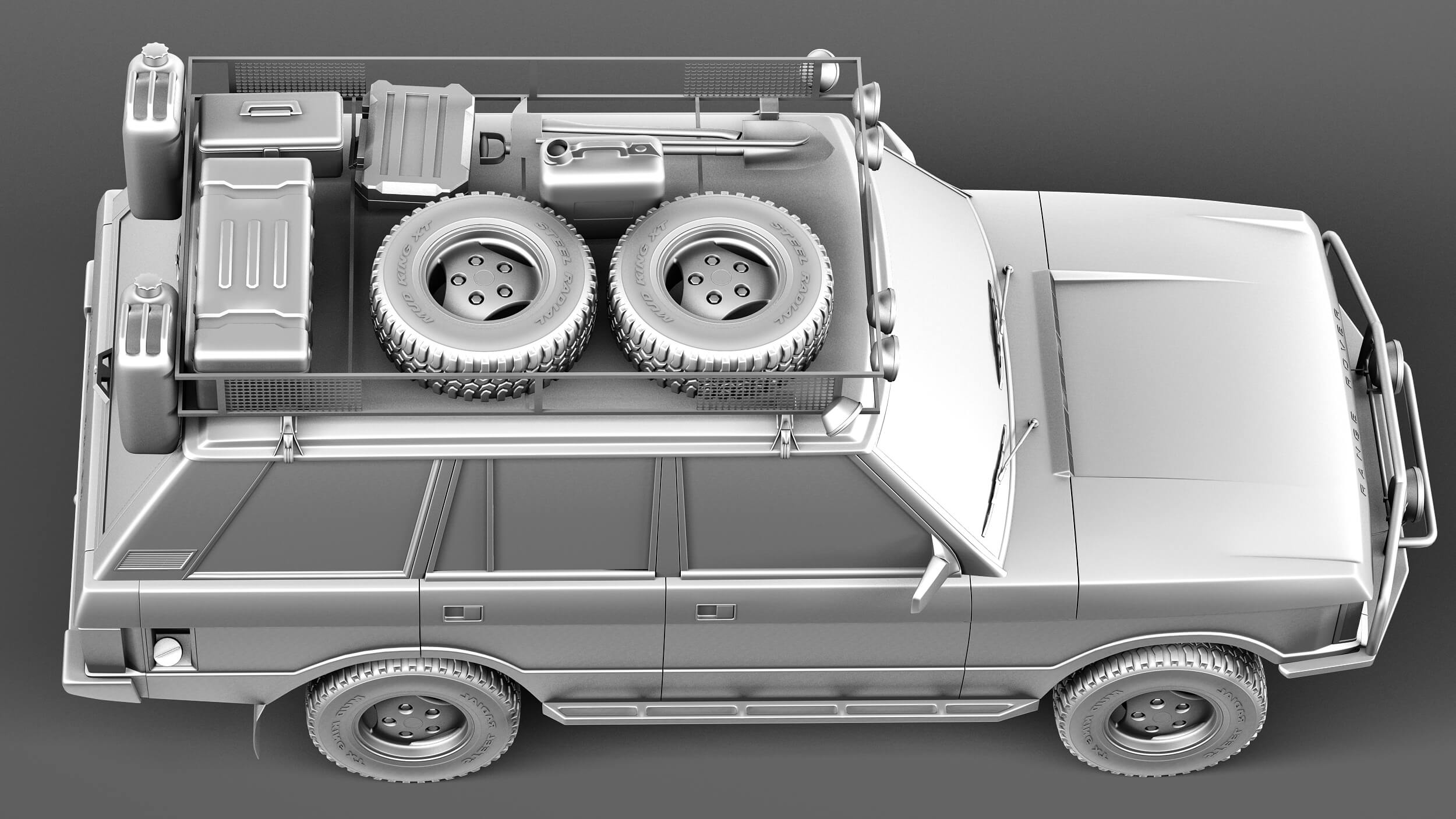 Range Rover Camel Trophy 1981-1993 3D Model by SQUIR