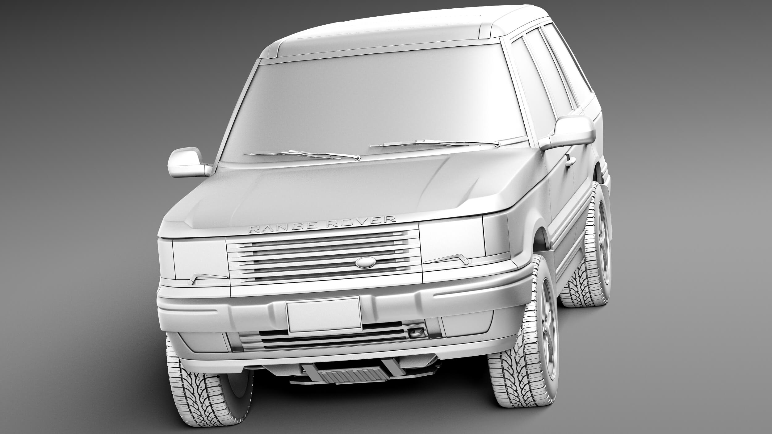 Range Rover II 1994-2002 P38A 3D Model by SQUIR