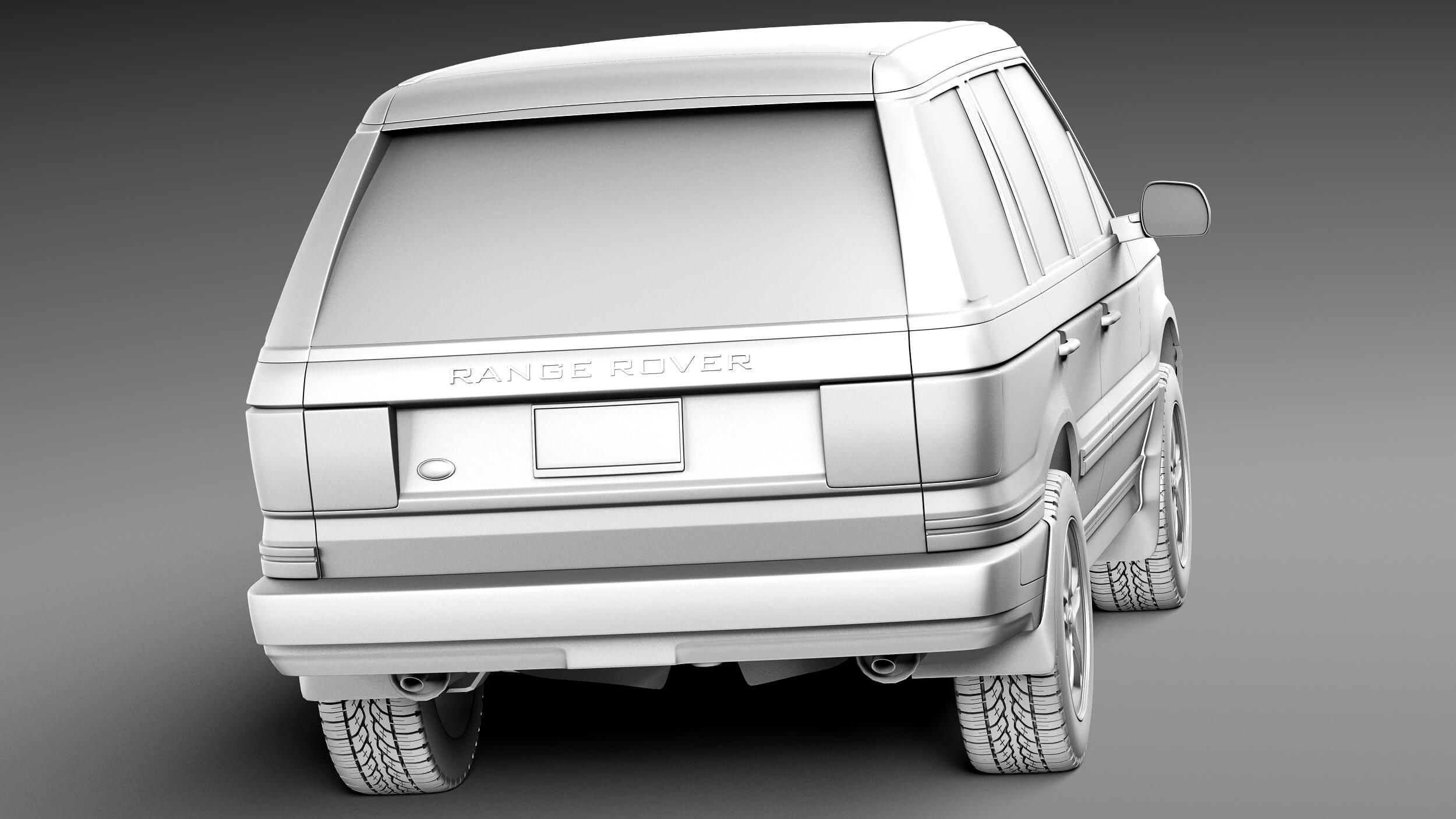 Range Rover II 1994-2002 P38A 3D Model by SQUIR