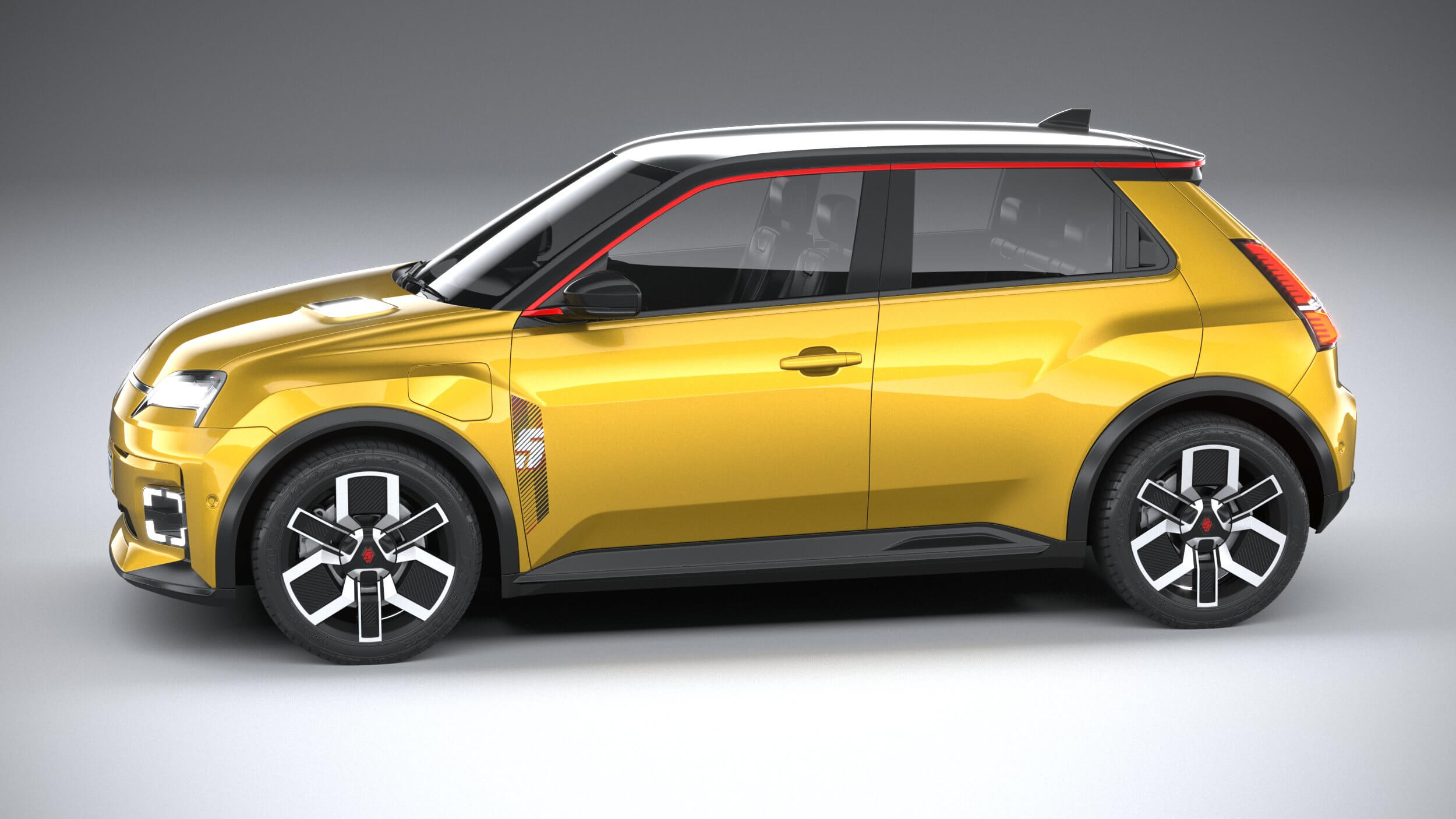 Renault 5 E-Tech 2025 3D Model by SQUIR