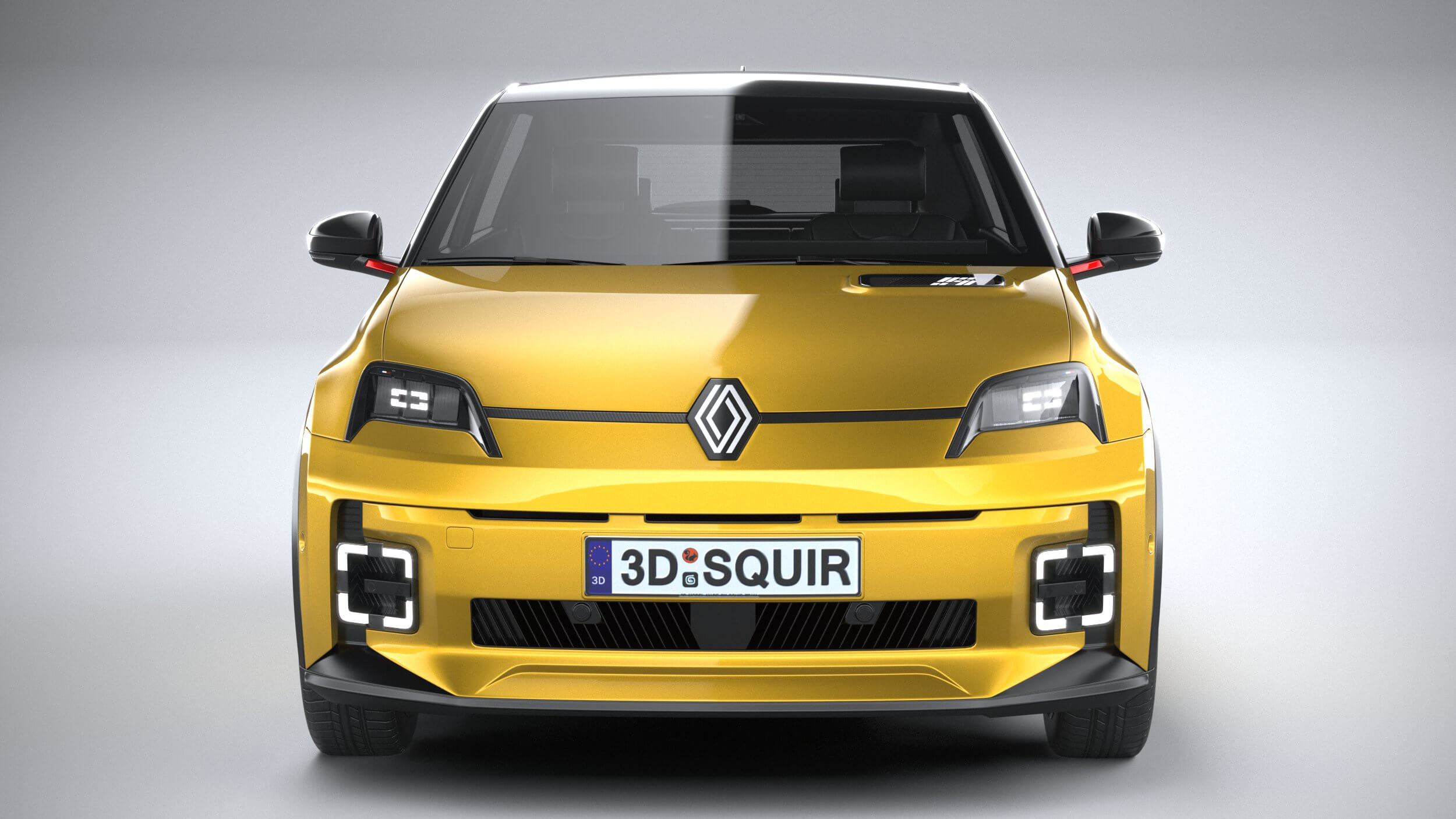 Renault 5 E-Tech 2025 3D Model by SQUIR