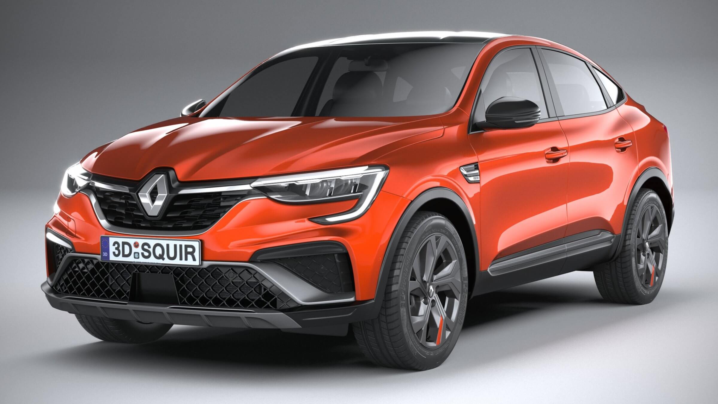Renault Arkana RS-line 2022 3D Model by SQUIR