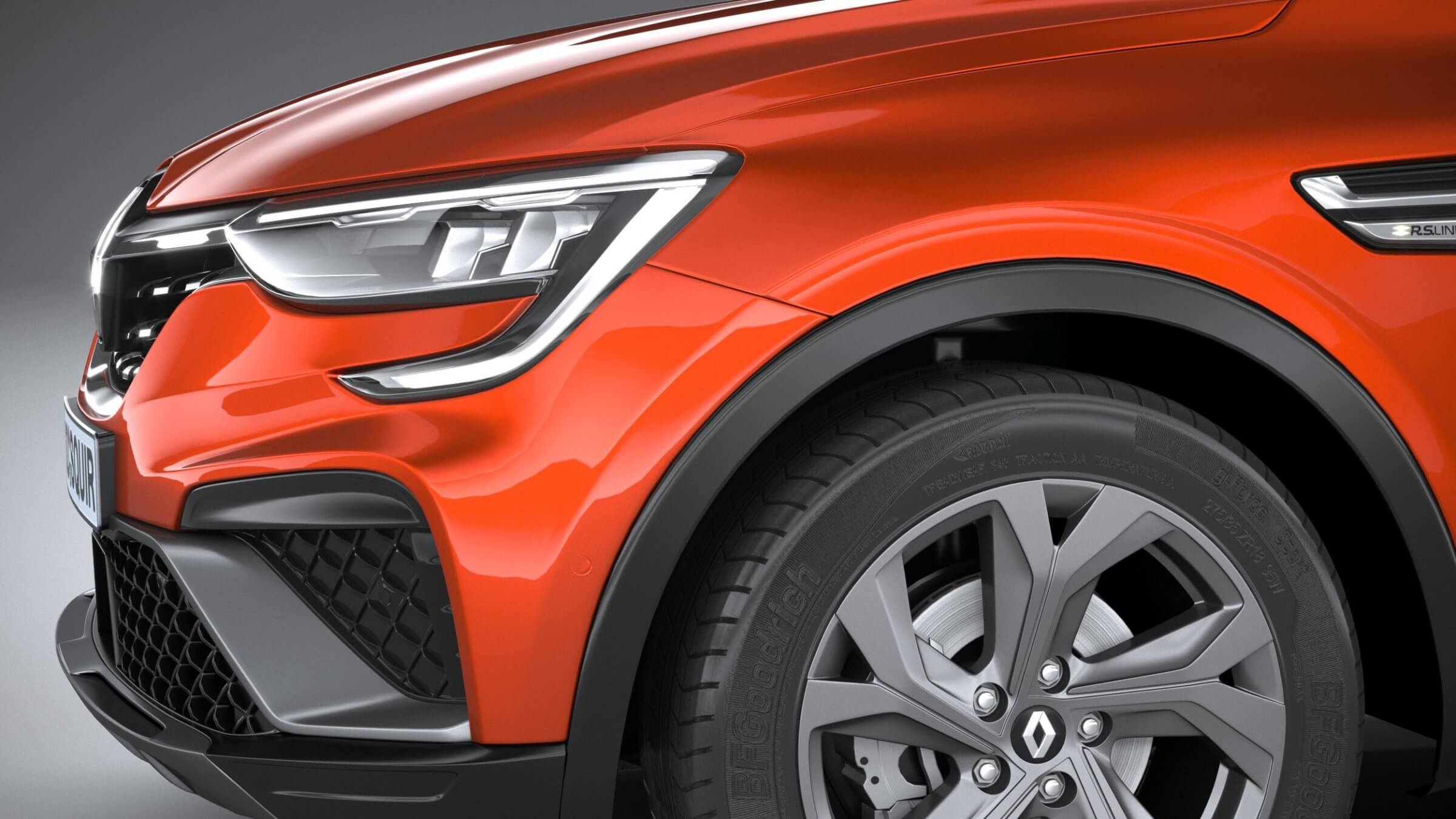 Renault Arkana RS-line 2022 3D Model by SQUIR