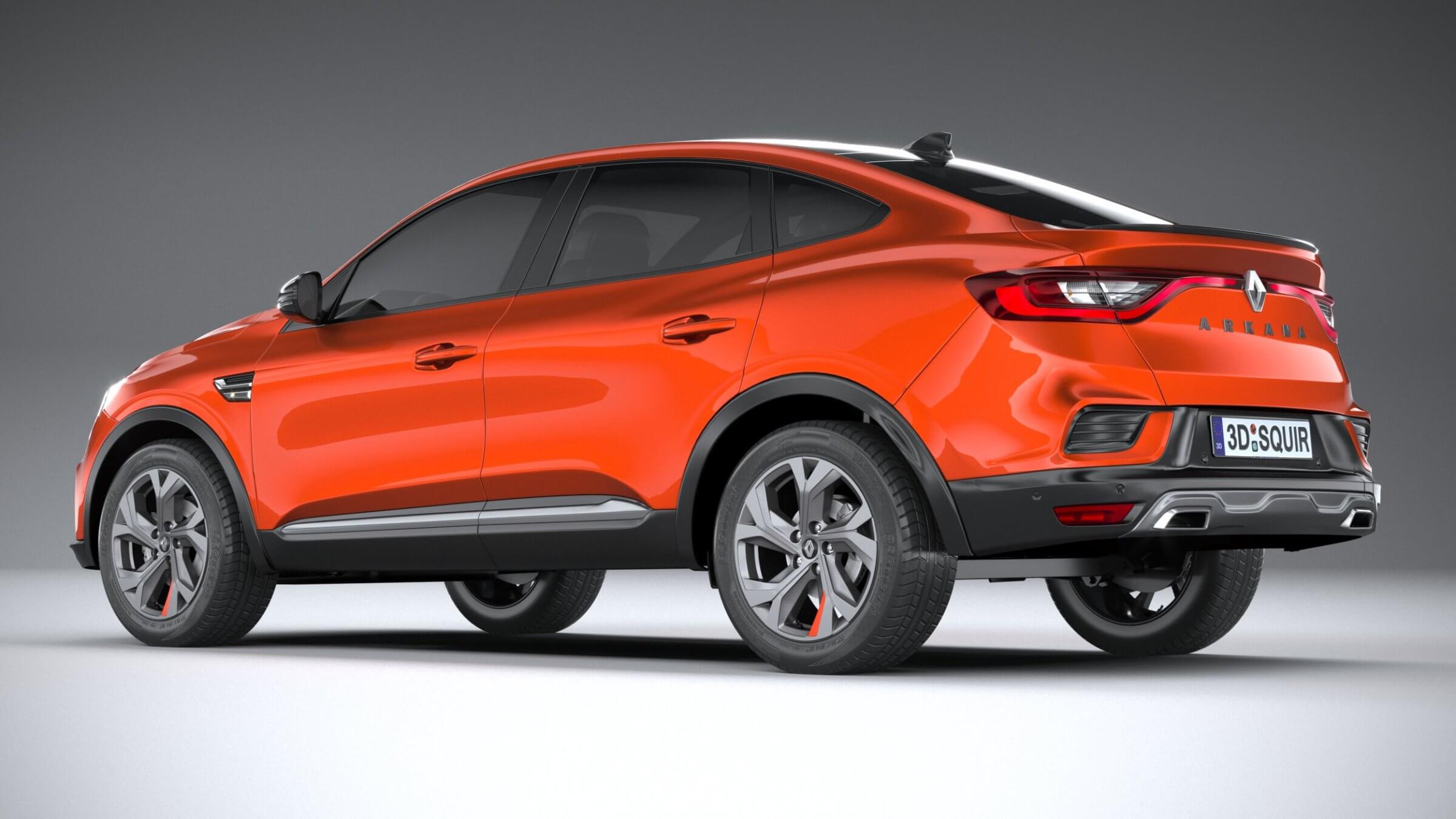 Renault Arkana RS-line 2022 3D Model by SQUIR