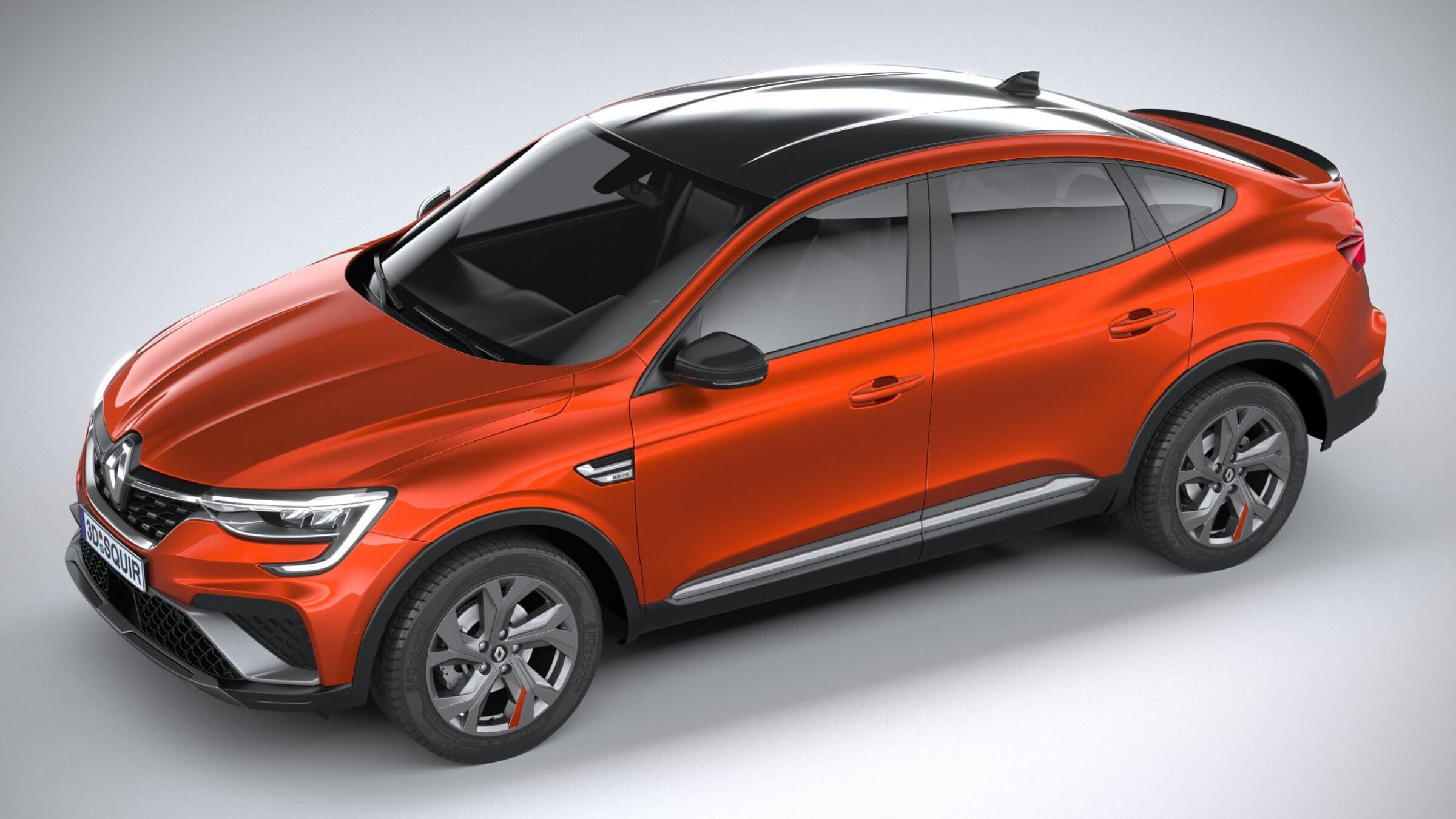 Renault Arkana RS-line 2022 3D Model by SQUIR