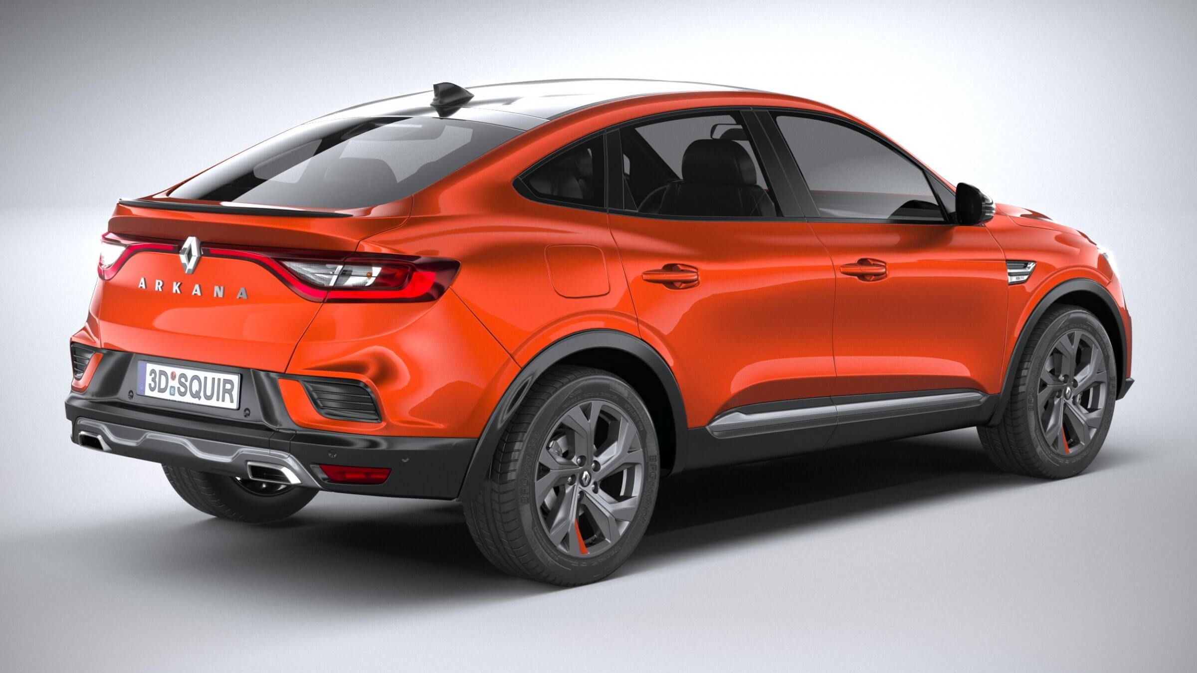 Renault Arkana RS-line 2022 3D Model by SQUIR