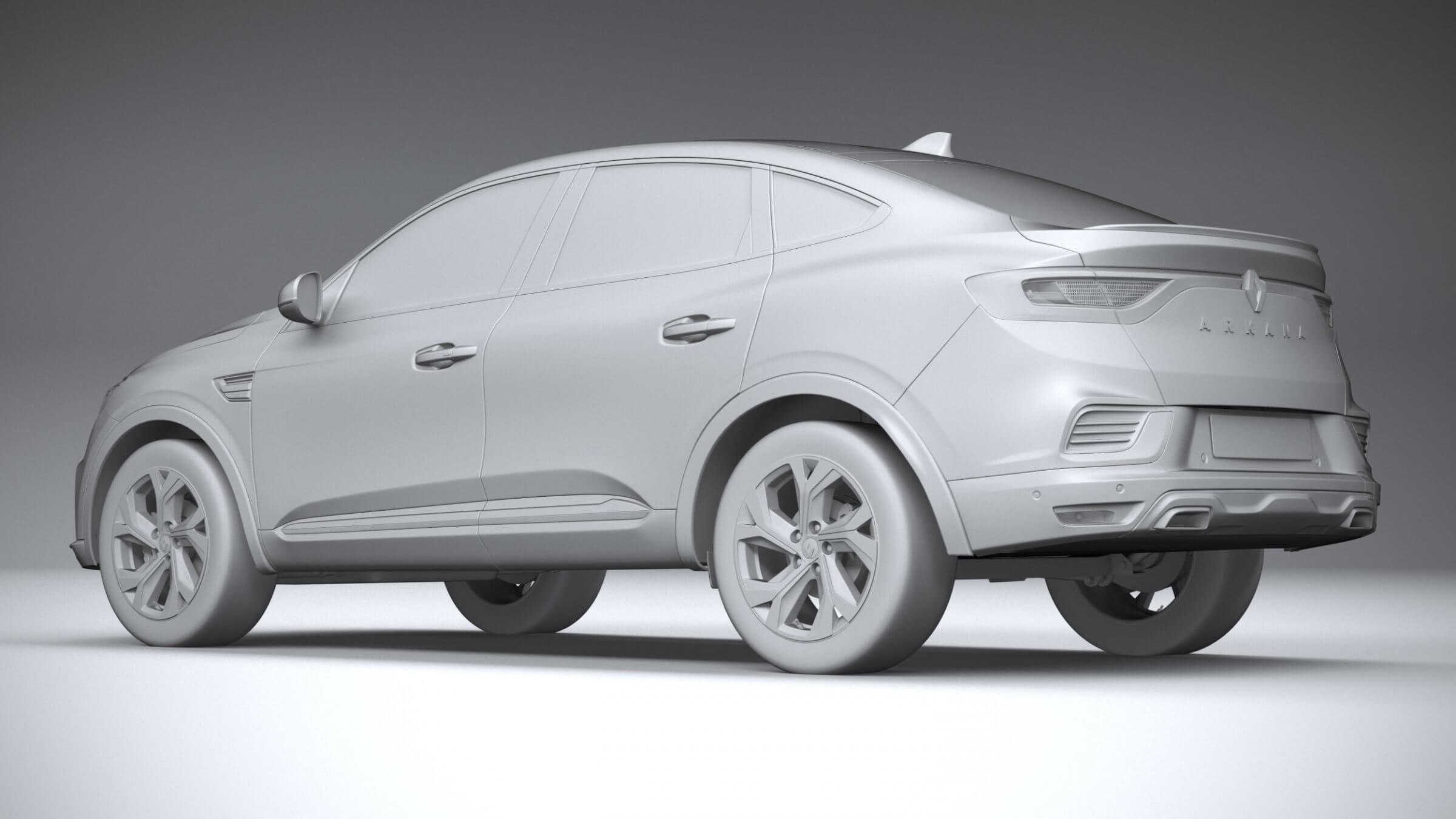 Renault Arkana RS-line 2022 3D Model by SQUIR
