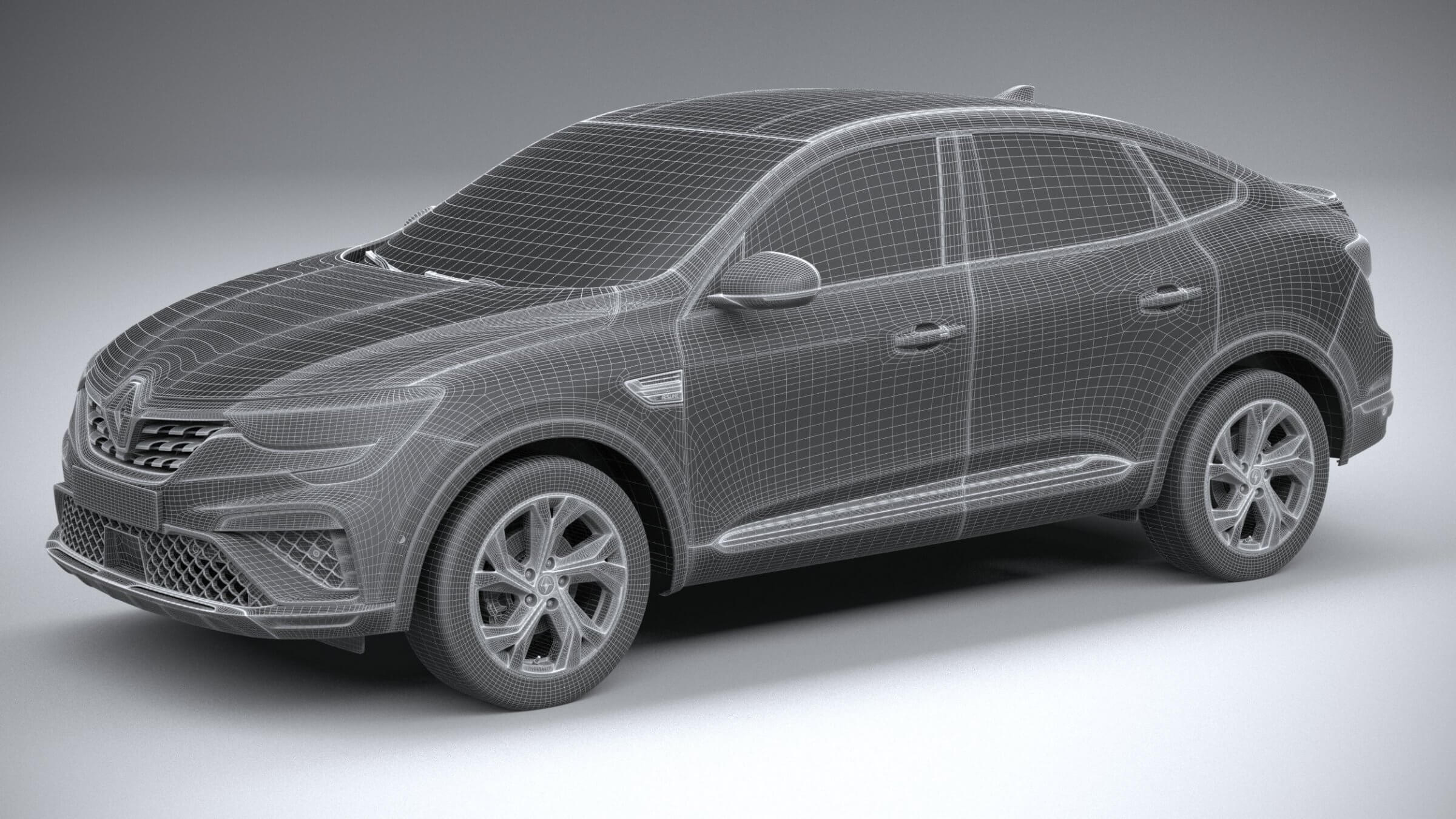 Renault Arkana RS-line 2022 3D Model by SQUIR