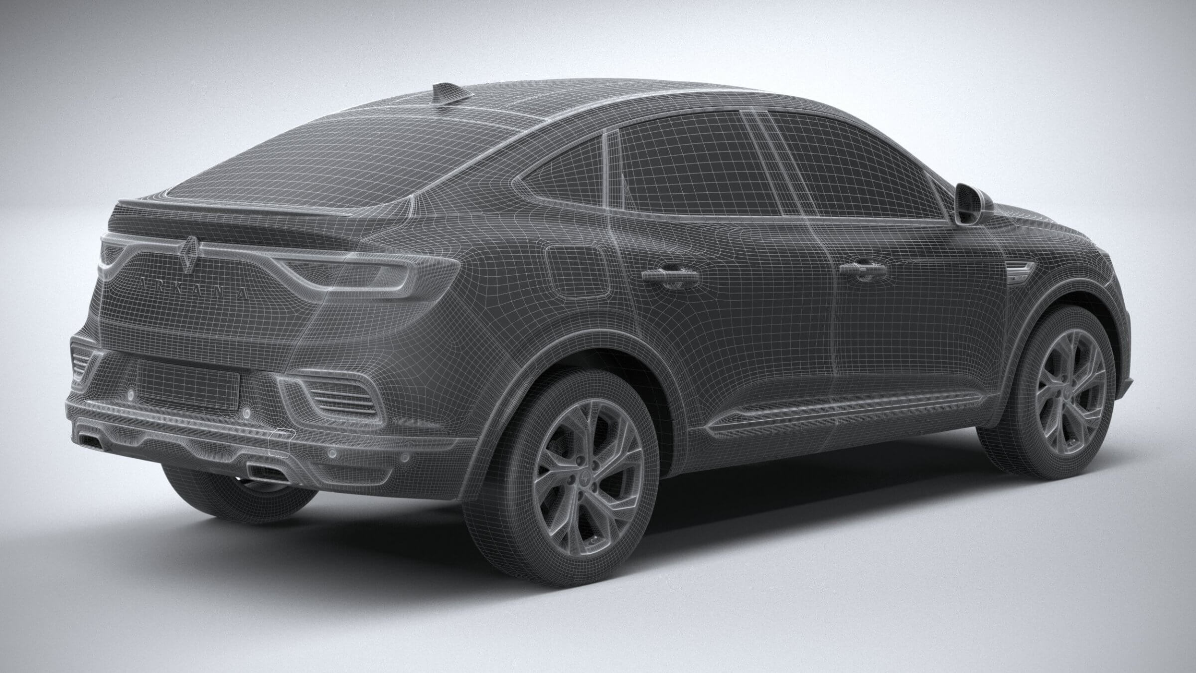 Renault Arkana RS-line 2022 3D Model by SQUIR