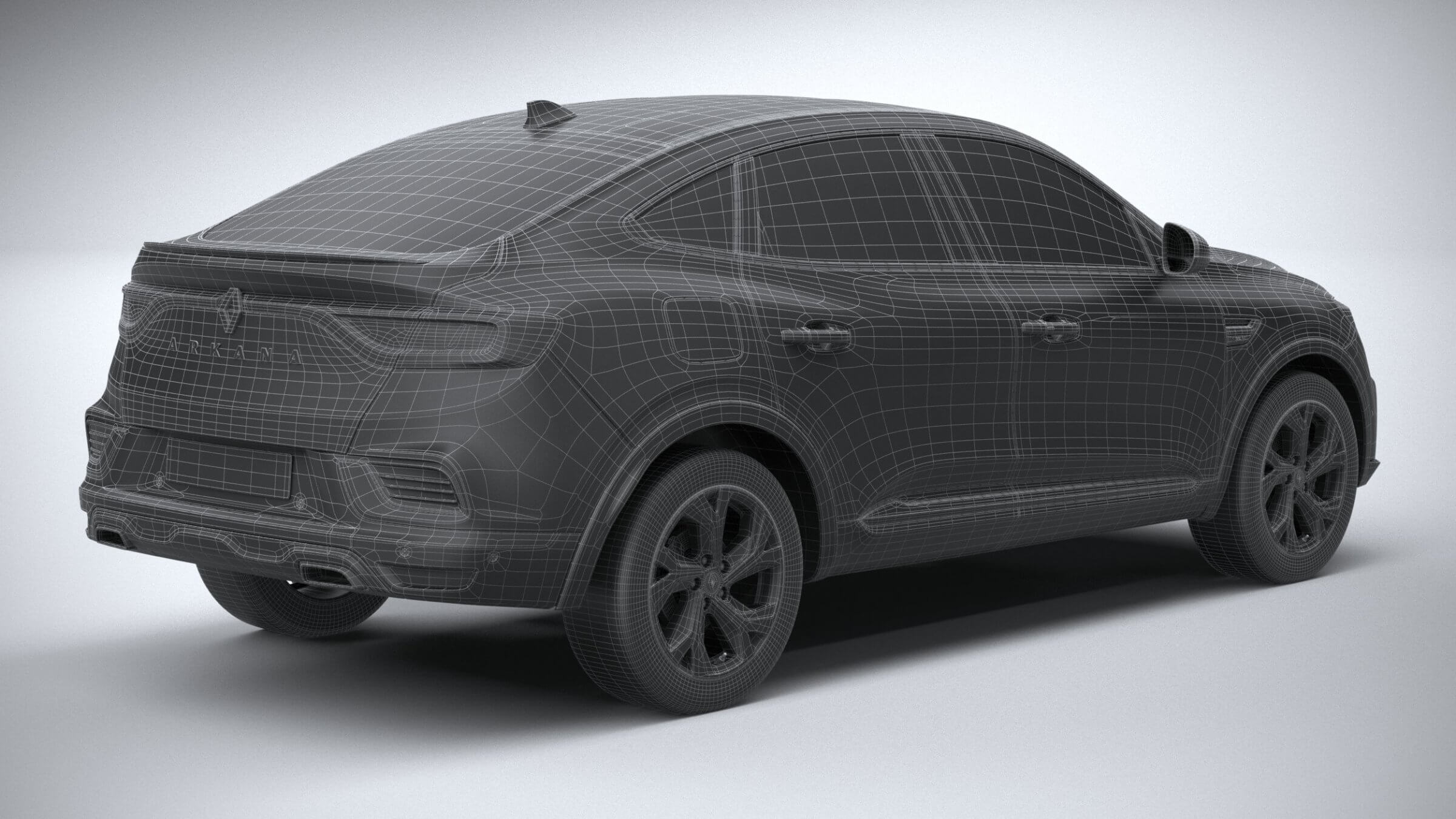 Renault Arkana RS-line 2022 3D Model by SQUIR