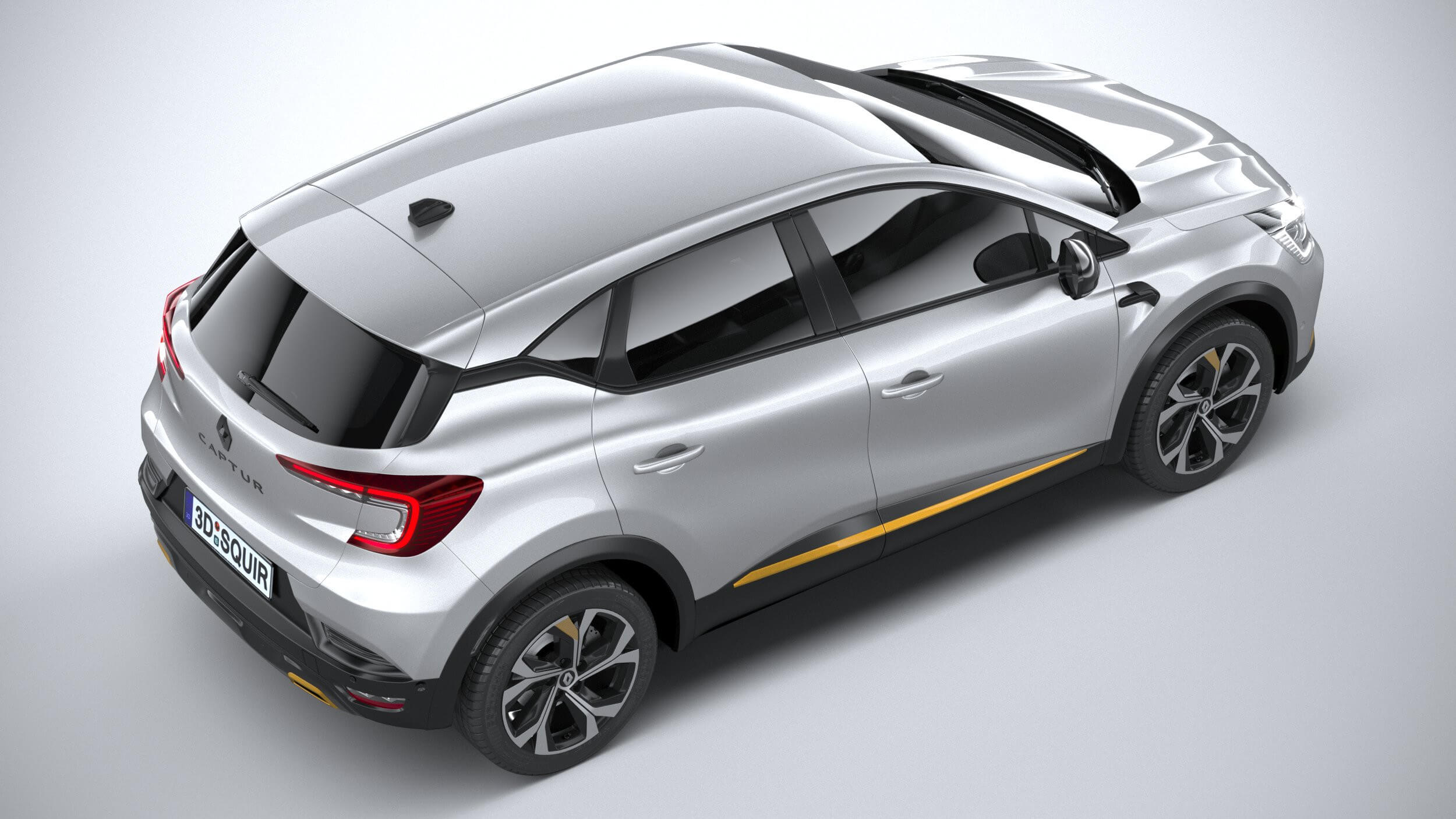 Renault Captur E-Tech 2023 3D Model by SQUIR