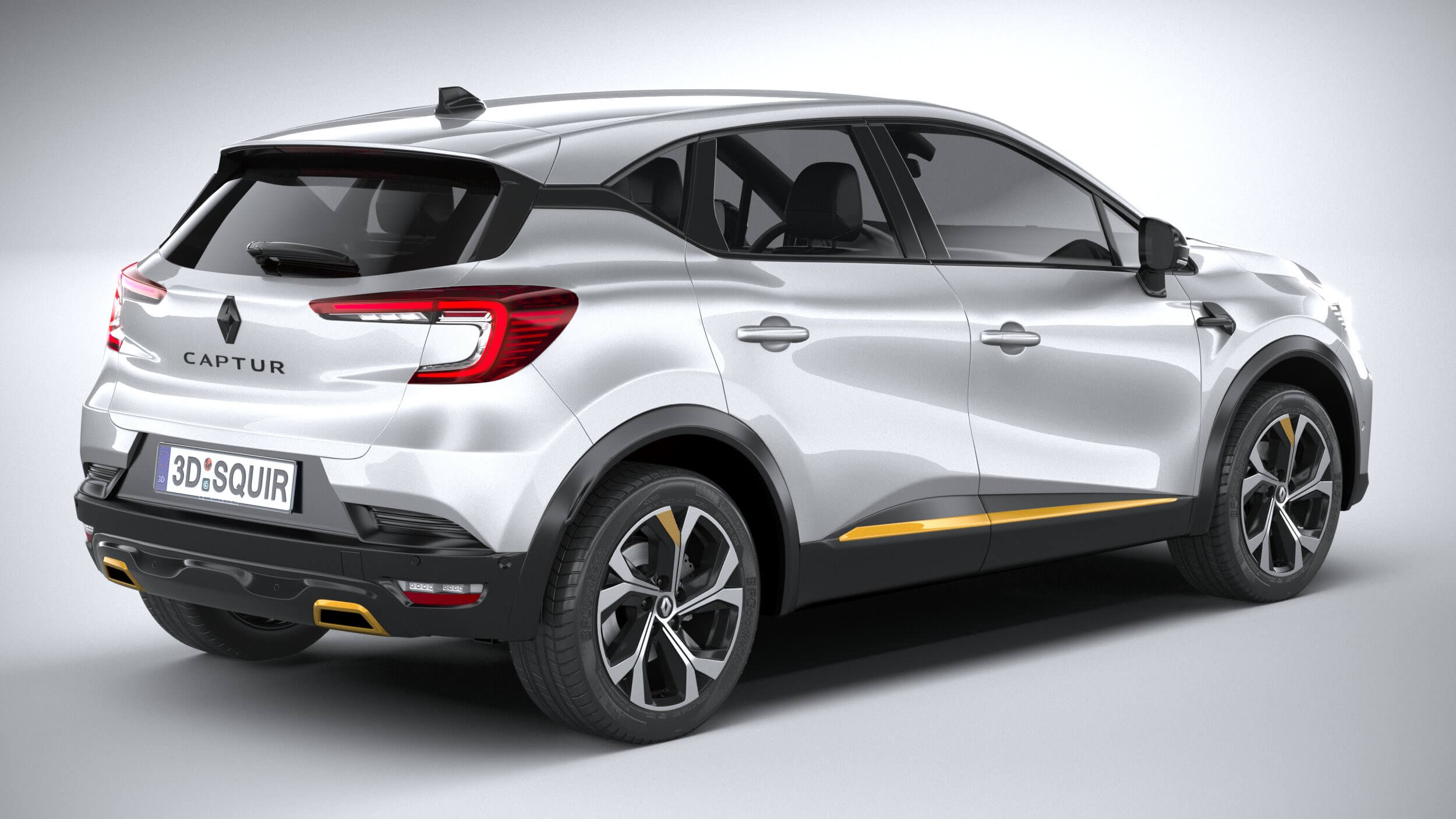 Renault Captur E-Tech 2023 3D Model by SQUIR