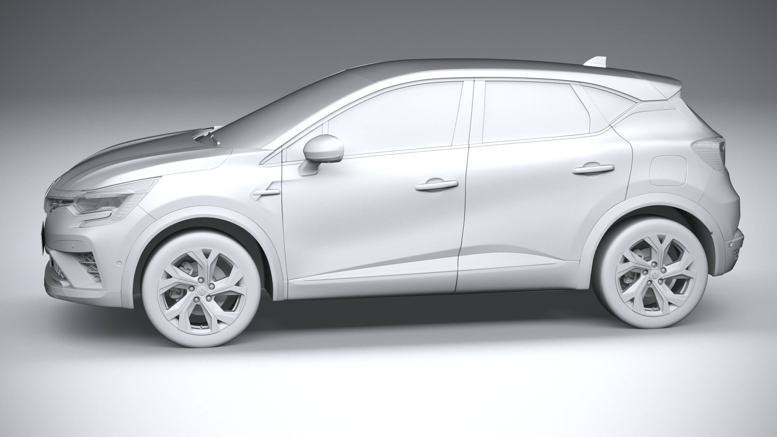 Renault Captur E-Tech 2023 3D Model by SQUIR