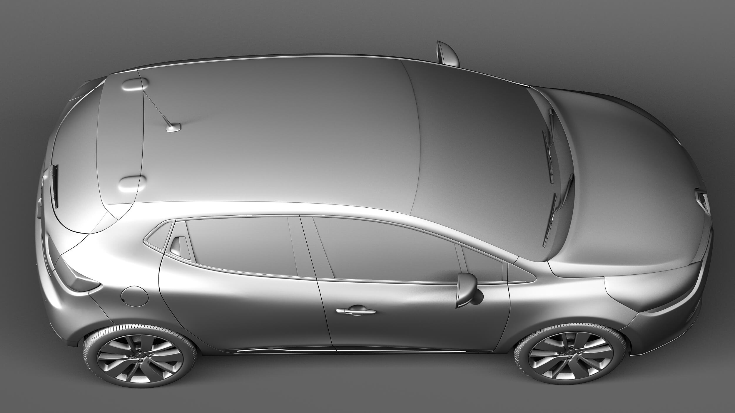 Renault Clio 2013 - 3D Model by SQUIR