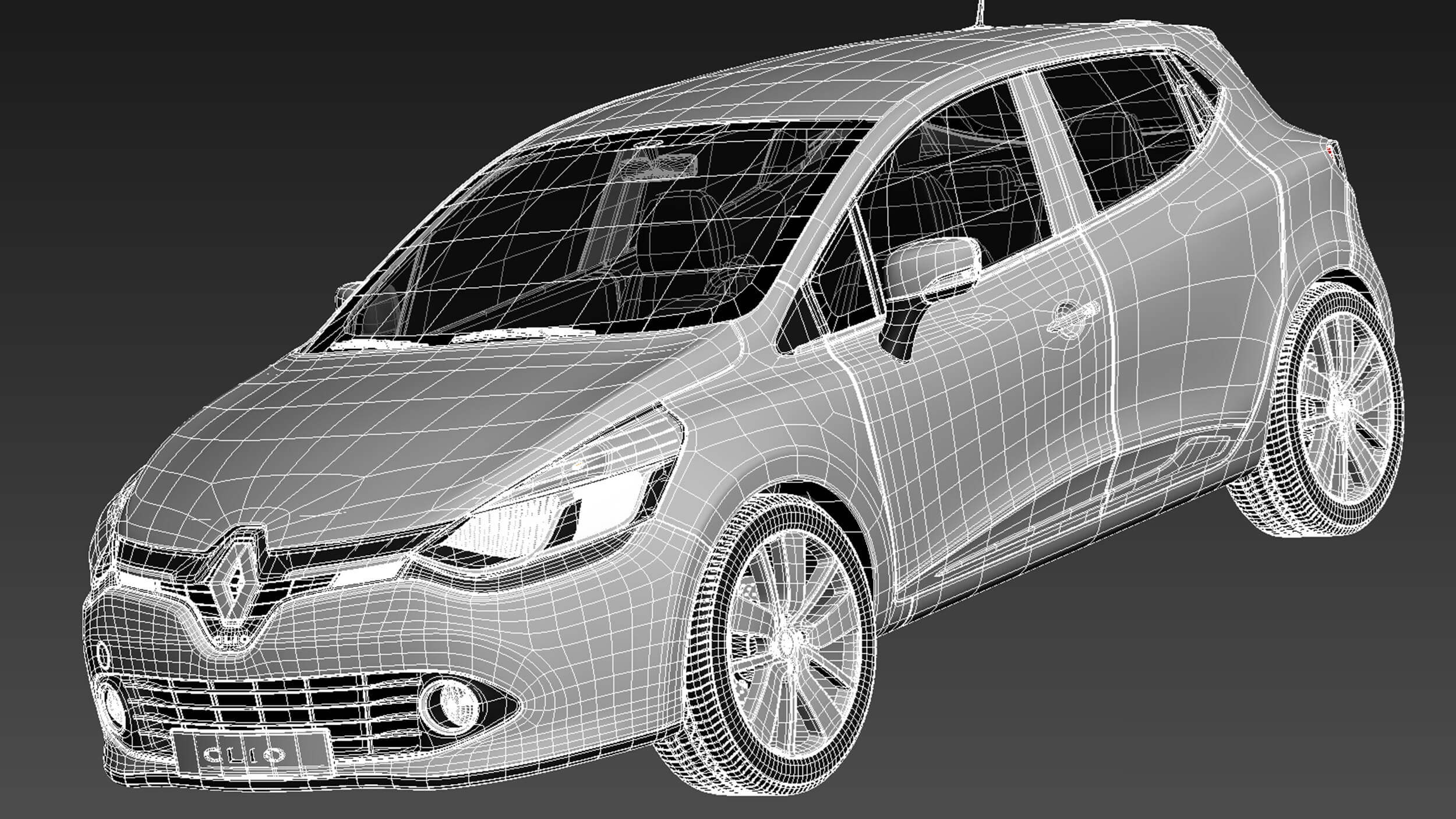 Renault Clio 2013 - 3D Model by SQUIR