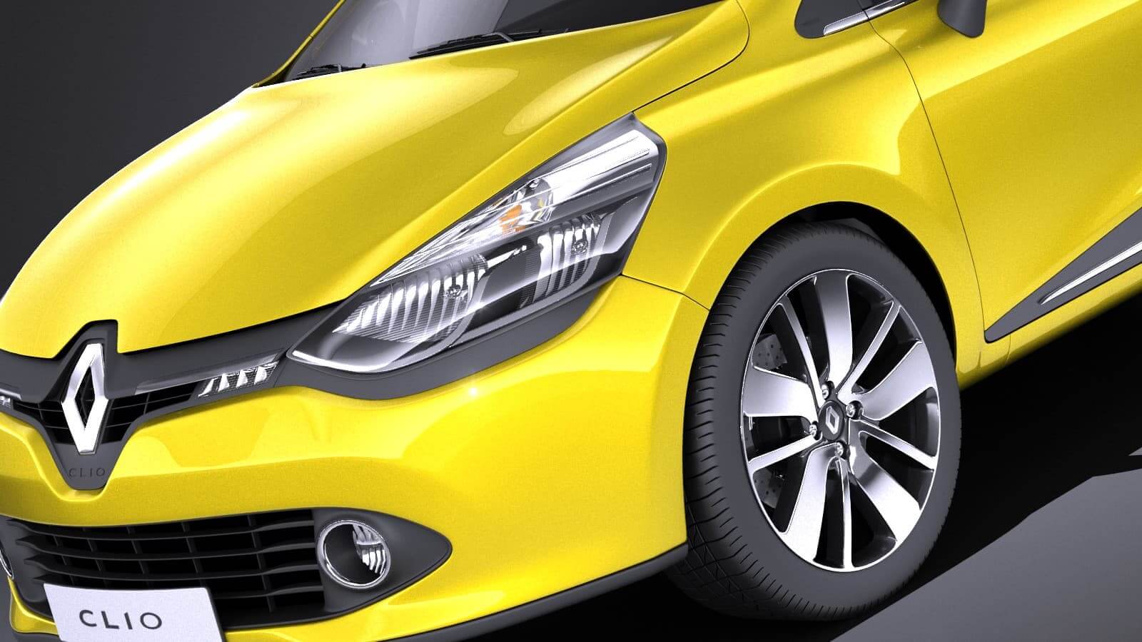 Renault Clio 2015 (V-Ray) 3D Model by SQUIR