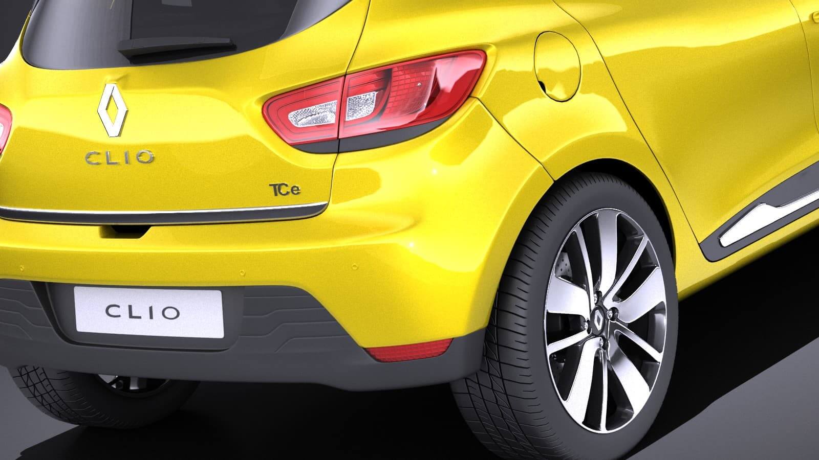 Renault Clio 2015 (V-Ray) 3D Model by SQUIR