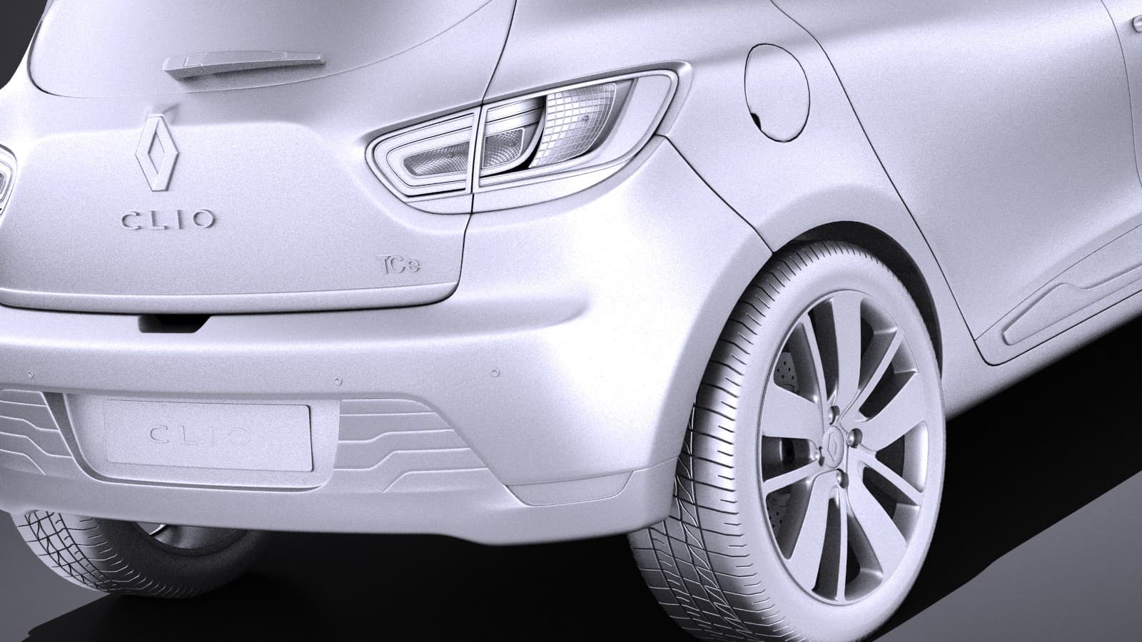 Renault Clio 2015 (V-Ray) 3D Model by SQUIR