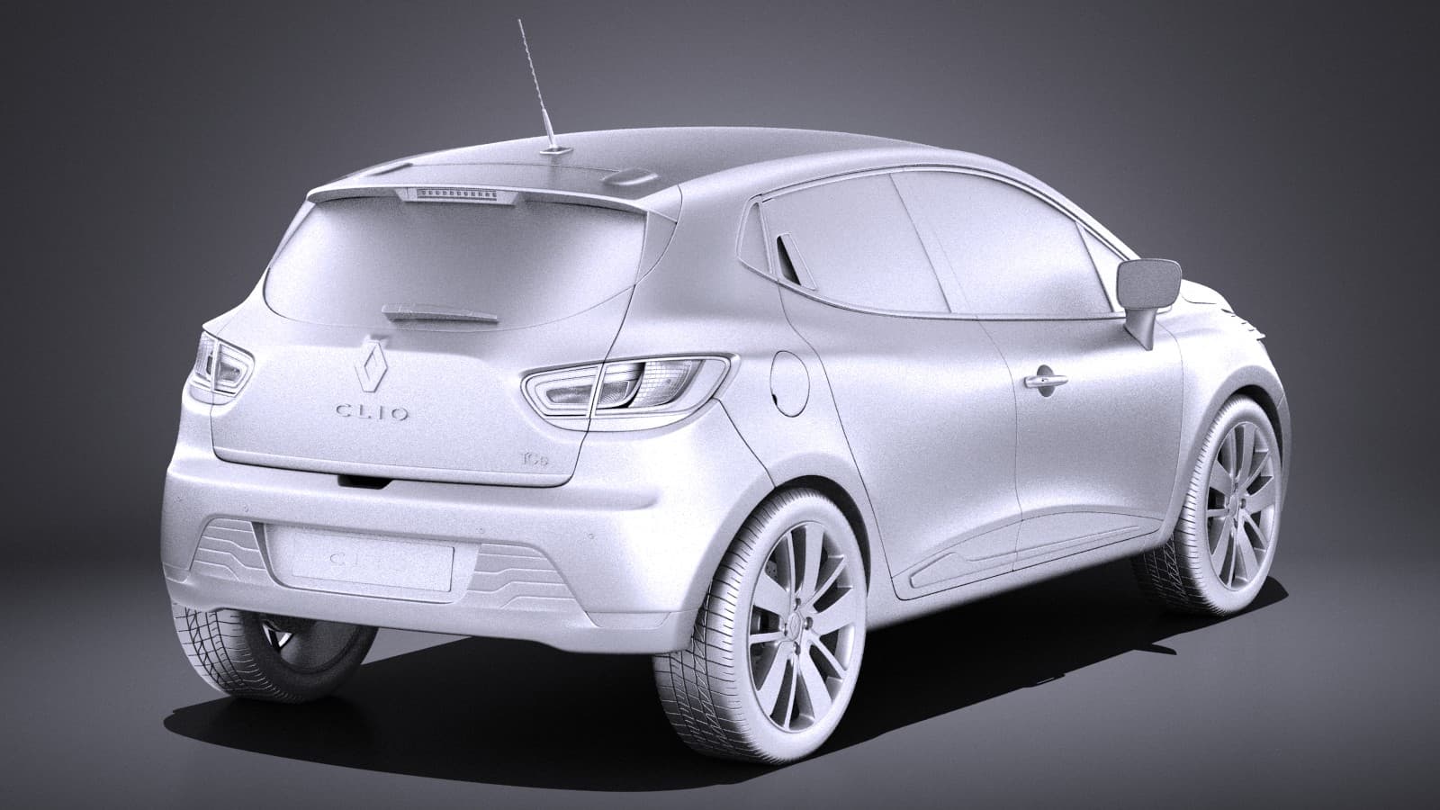 Renault Clio 2015 (V-Ray) 3D Model by SQUIR