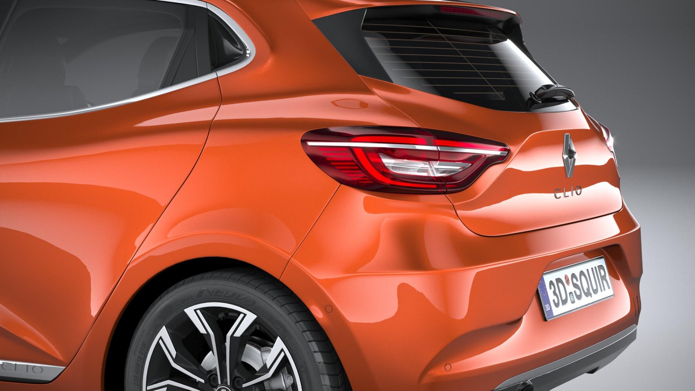 Renault Clio 2020 - 3D Model by SQUIR