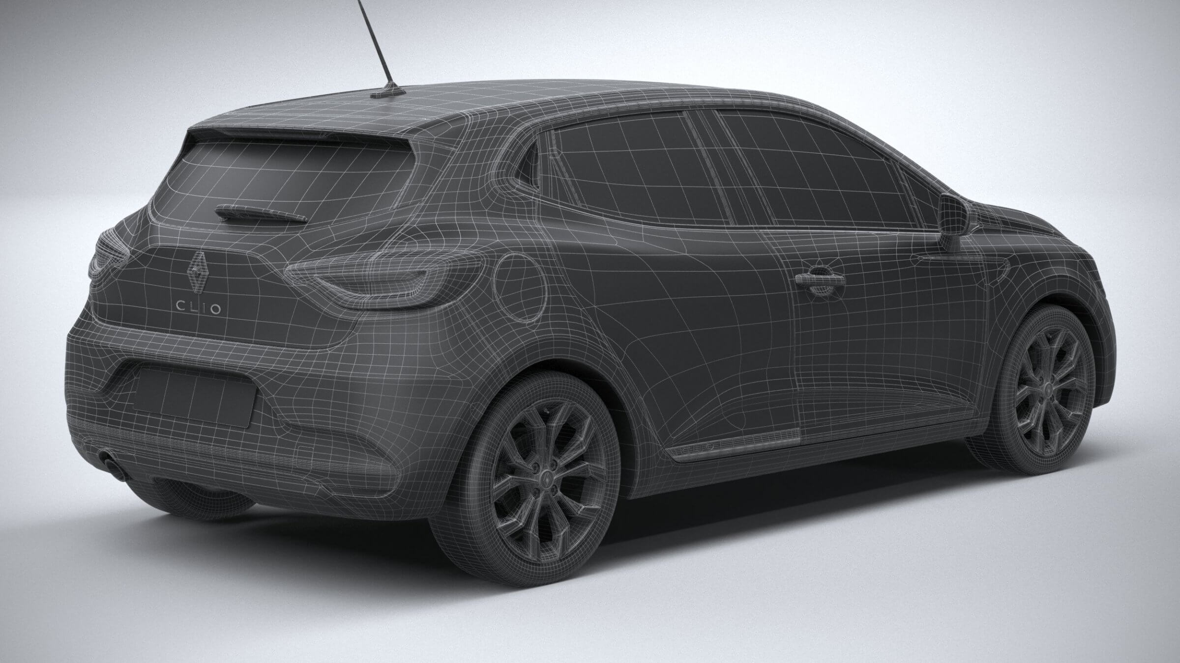 Renault Clio 2020 - 3D Model by SQUIR