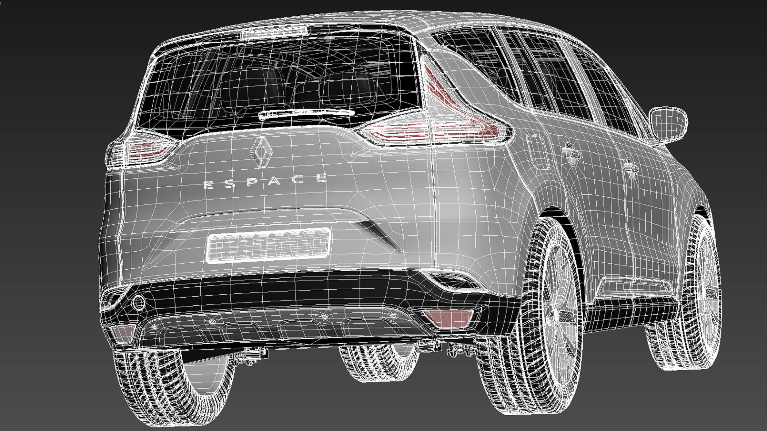 Renault Espace 2015 - 3D Model by SQUIR